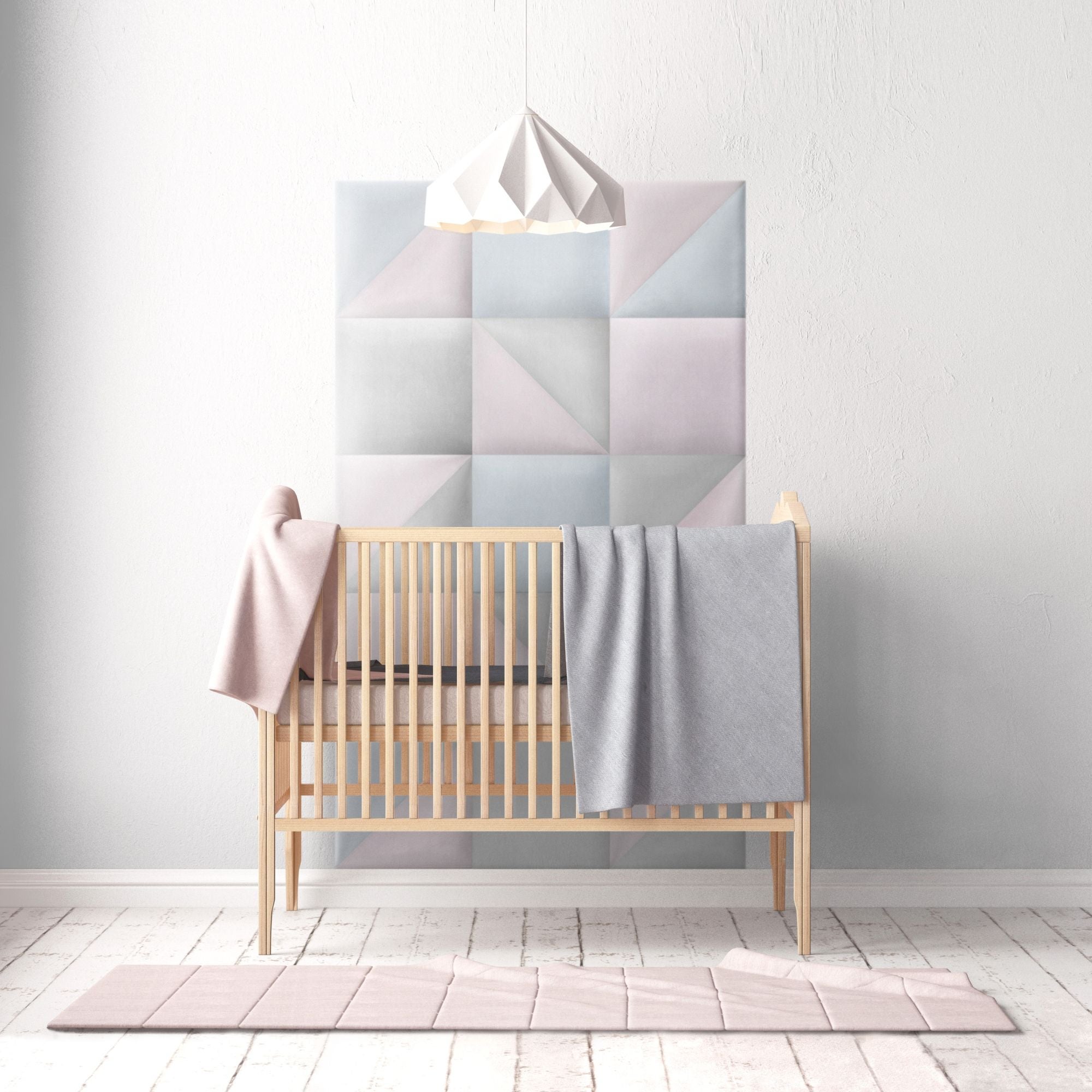Panou decorativ Mollis, 30 x 30 cm, gri R91