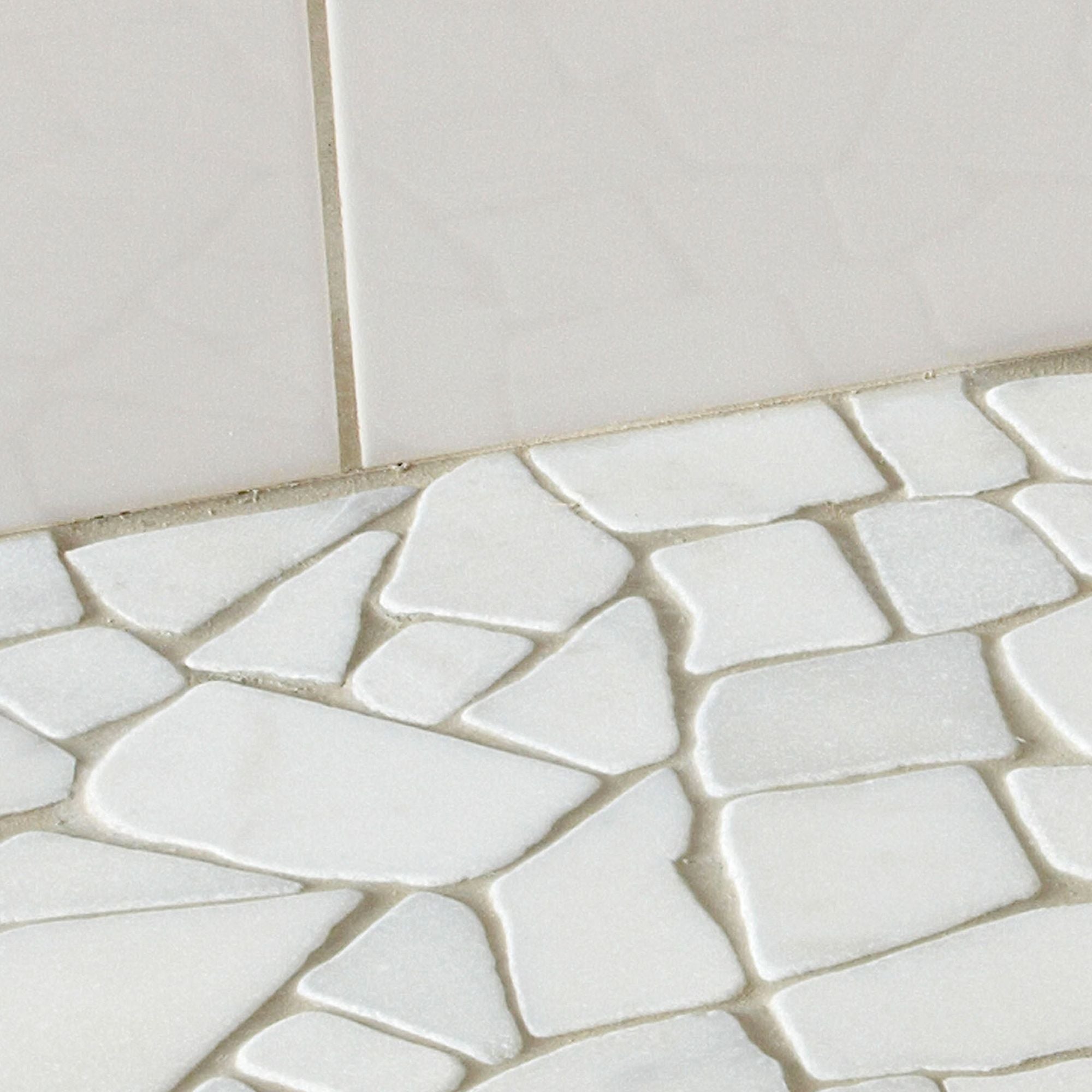 Mozaic 30.5 x 30.5 cm marmura alb