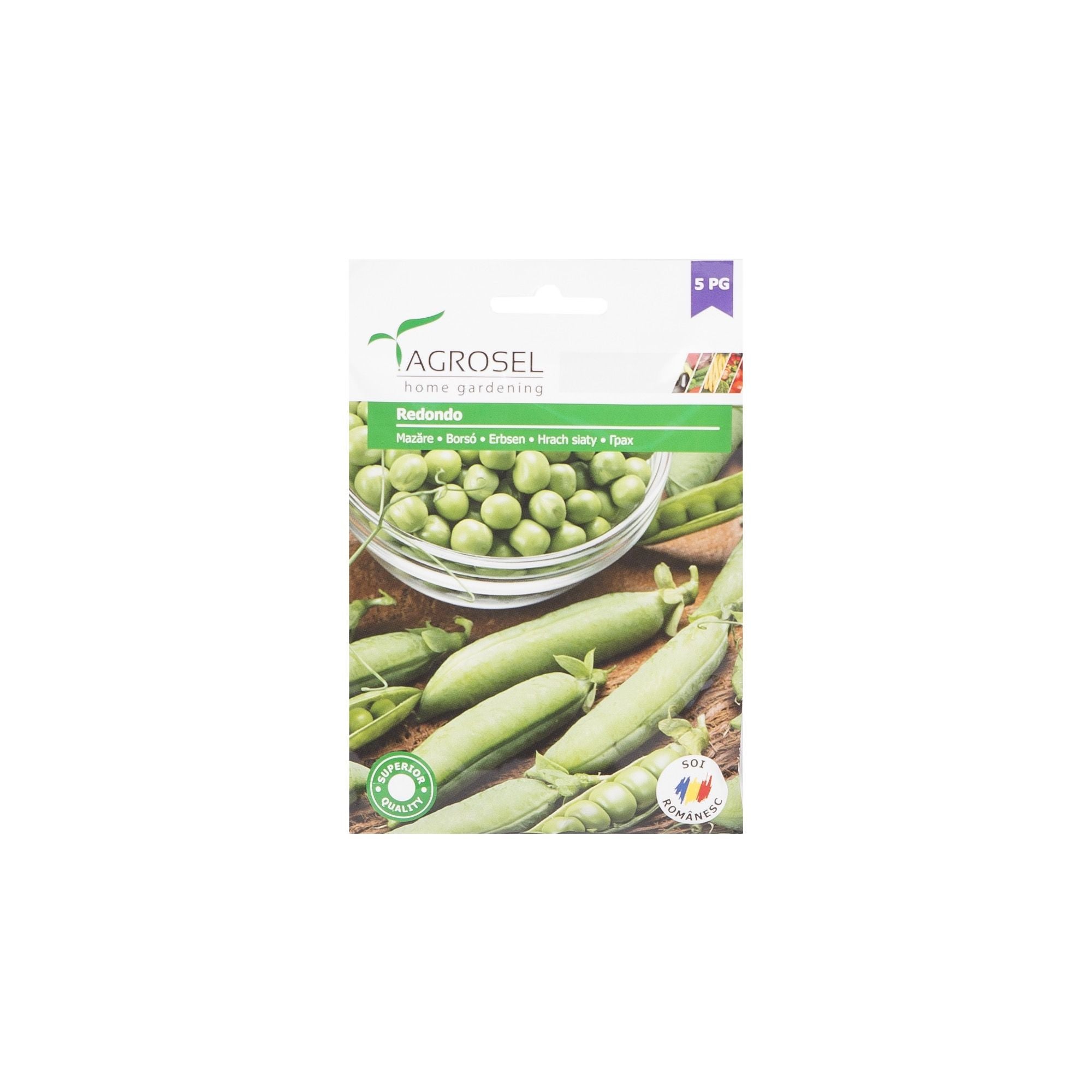 Seminte legume, mazare Redondo, Agrosel