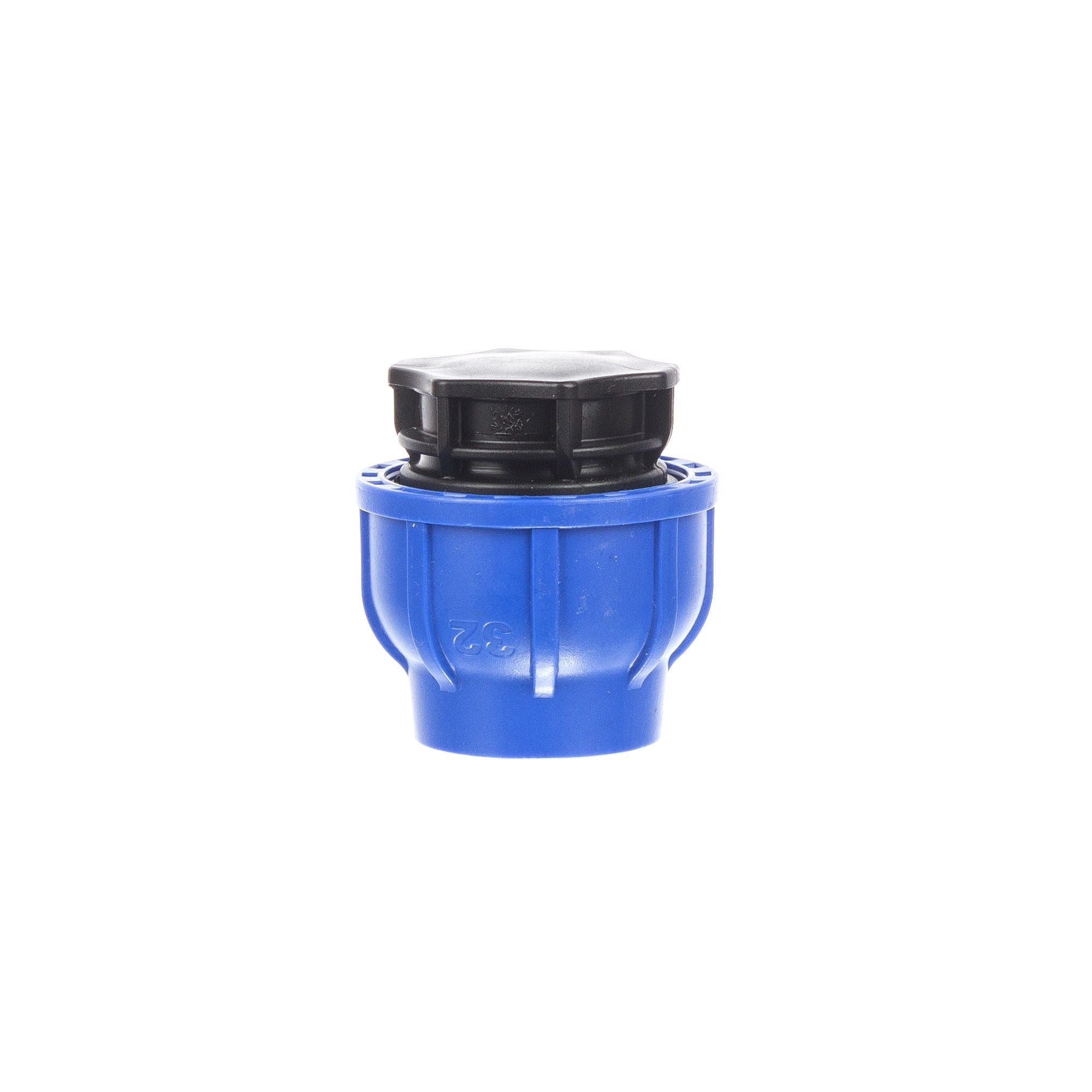 Dop compresiune pentru teava PPR, pentru apa potabila, Ø 32 mm, negru ...