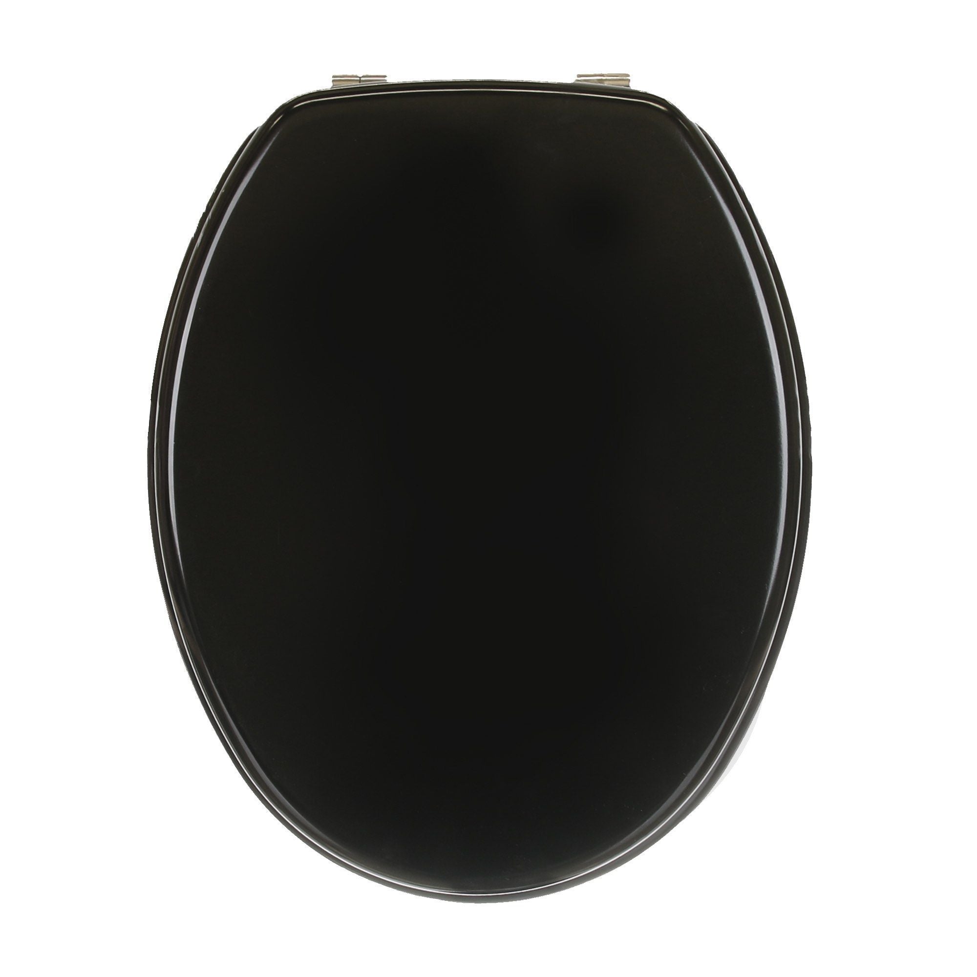 Capac WC lemn negru