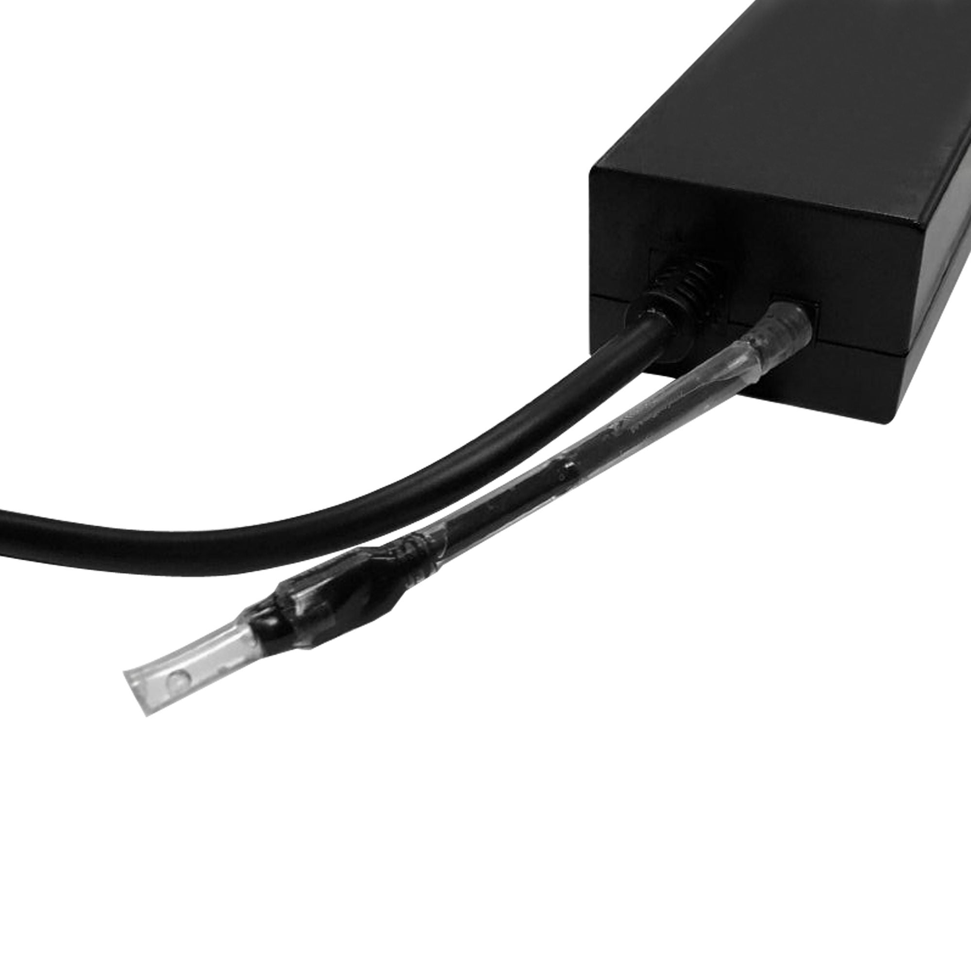 Cablu negru, 230v banda, LED, RGB, 2m IP44