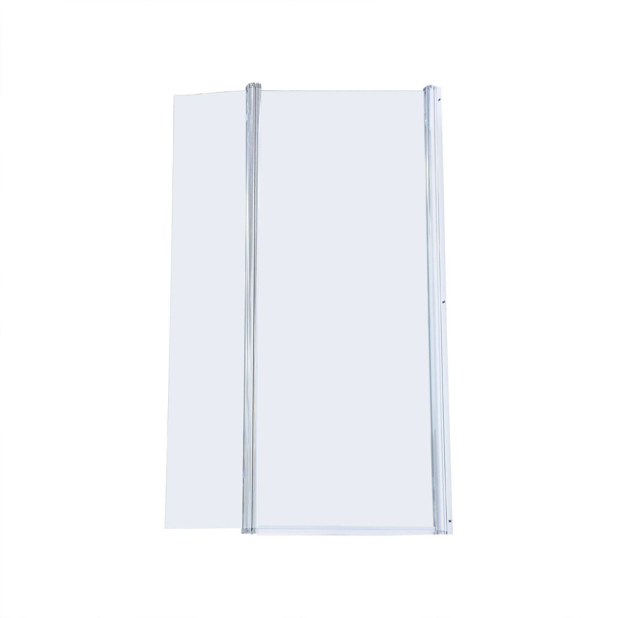 Paravan cada cu parte pivotanta 130 x (75 + 30) cm