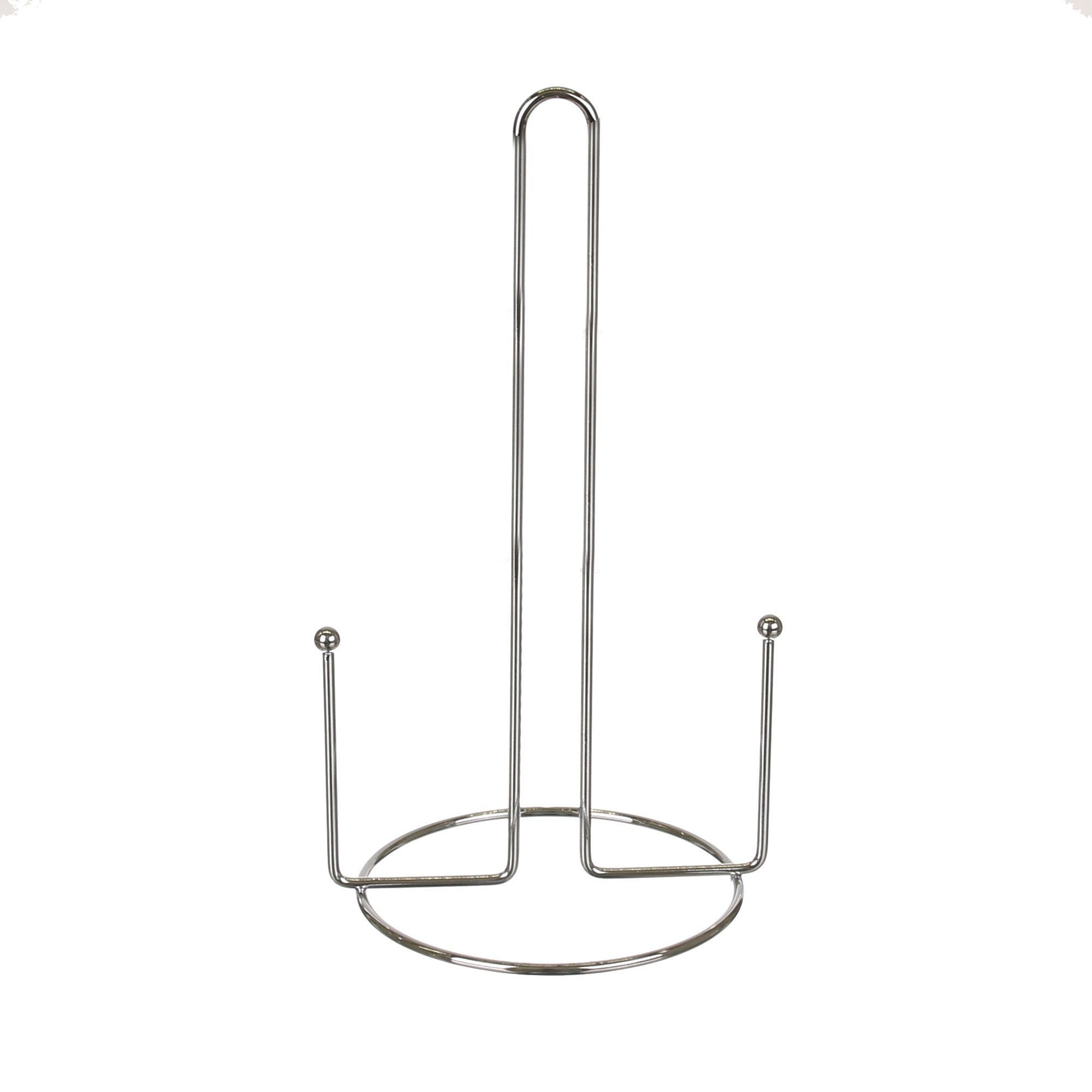 Suport rola hartie, din metal, Ø 15 x H 29 cm, gri