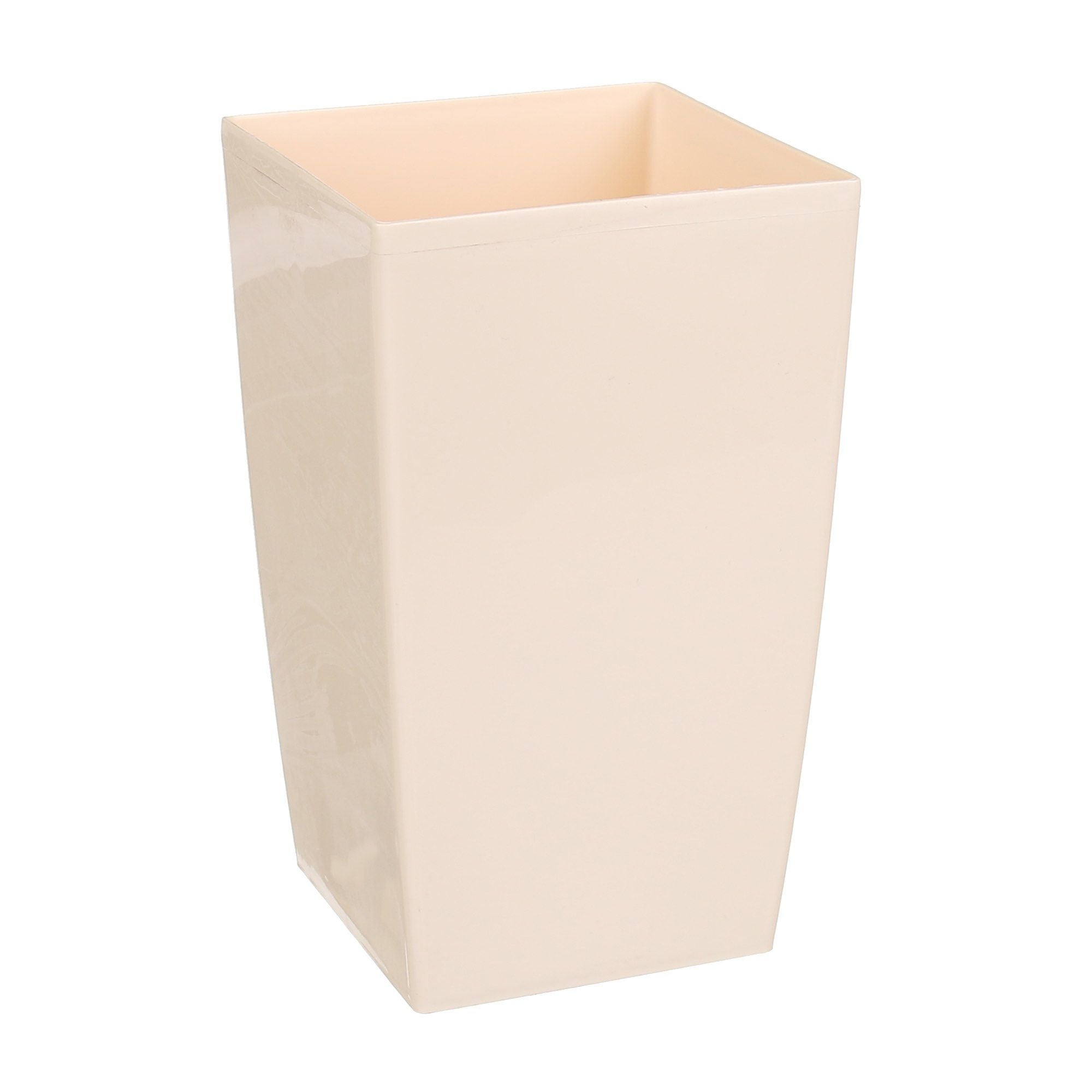 Masca ghiveci inalt plastic crem Coubi 12 cm