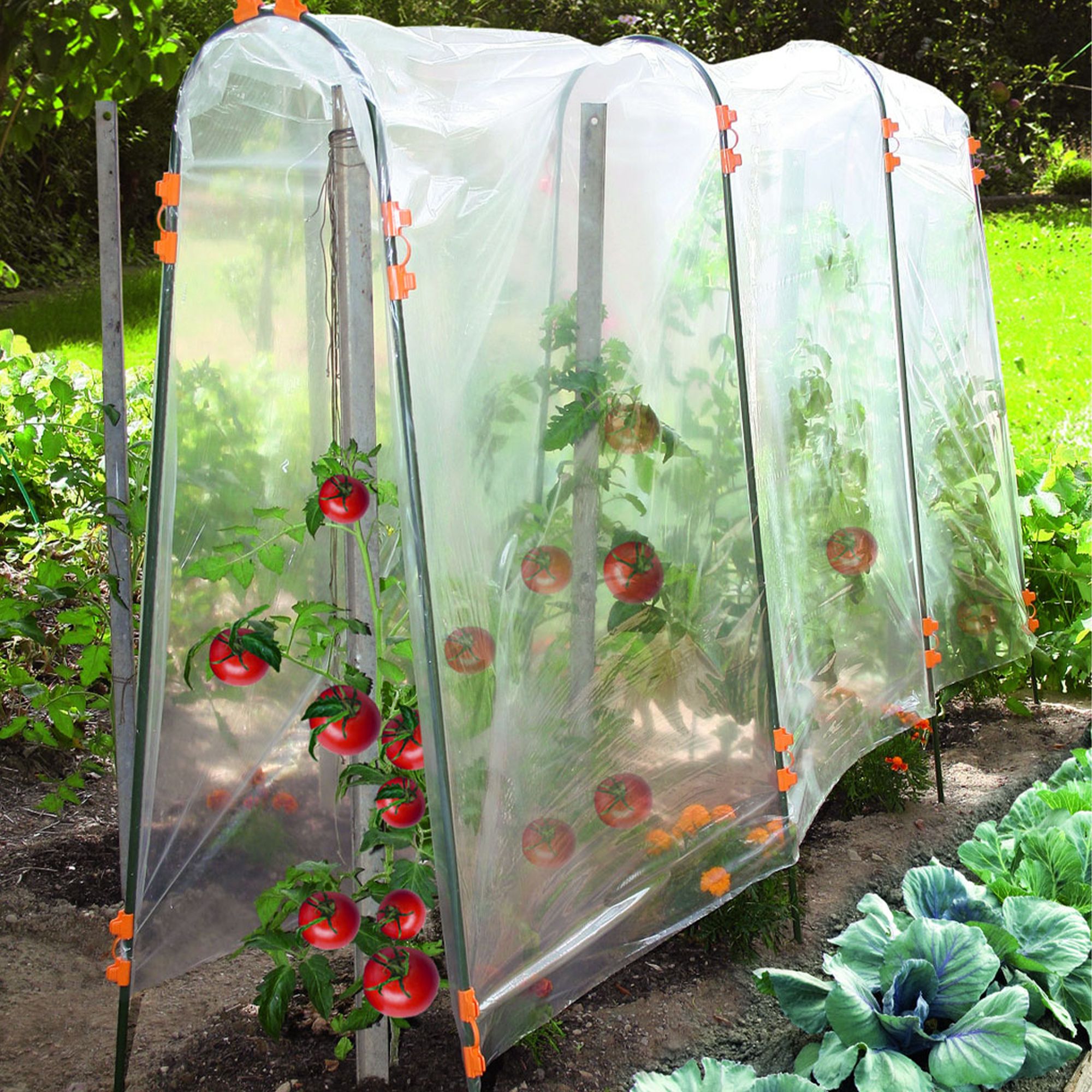 Clips din plastic pentru folie Nortene, plastic, 10 bucati