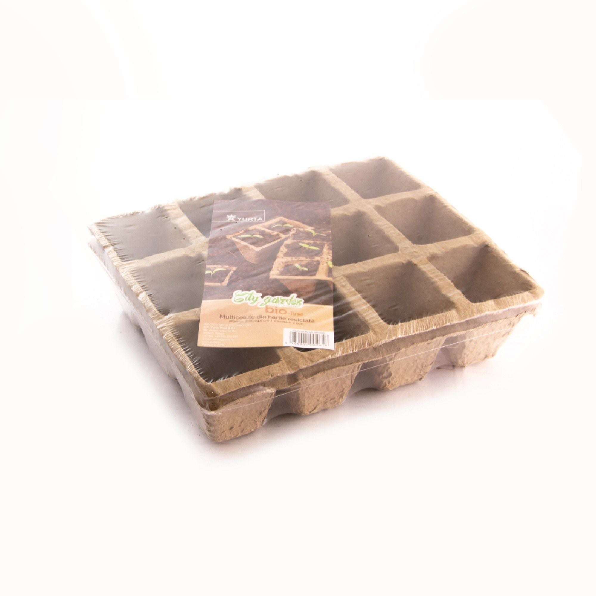 Ghiveci / Alveola rasad biodegradabil 2X12 cm (set)