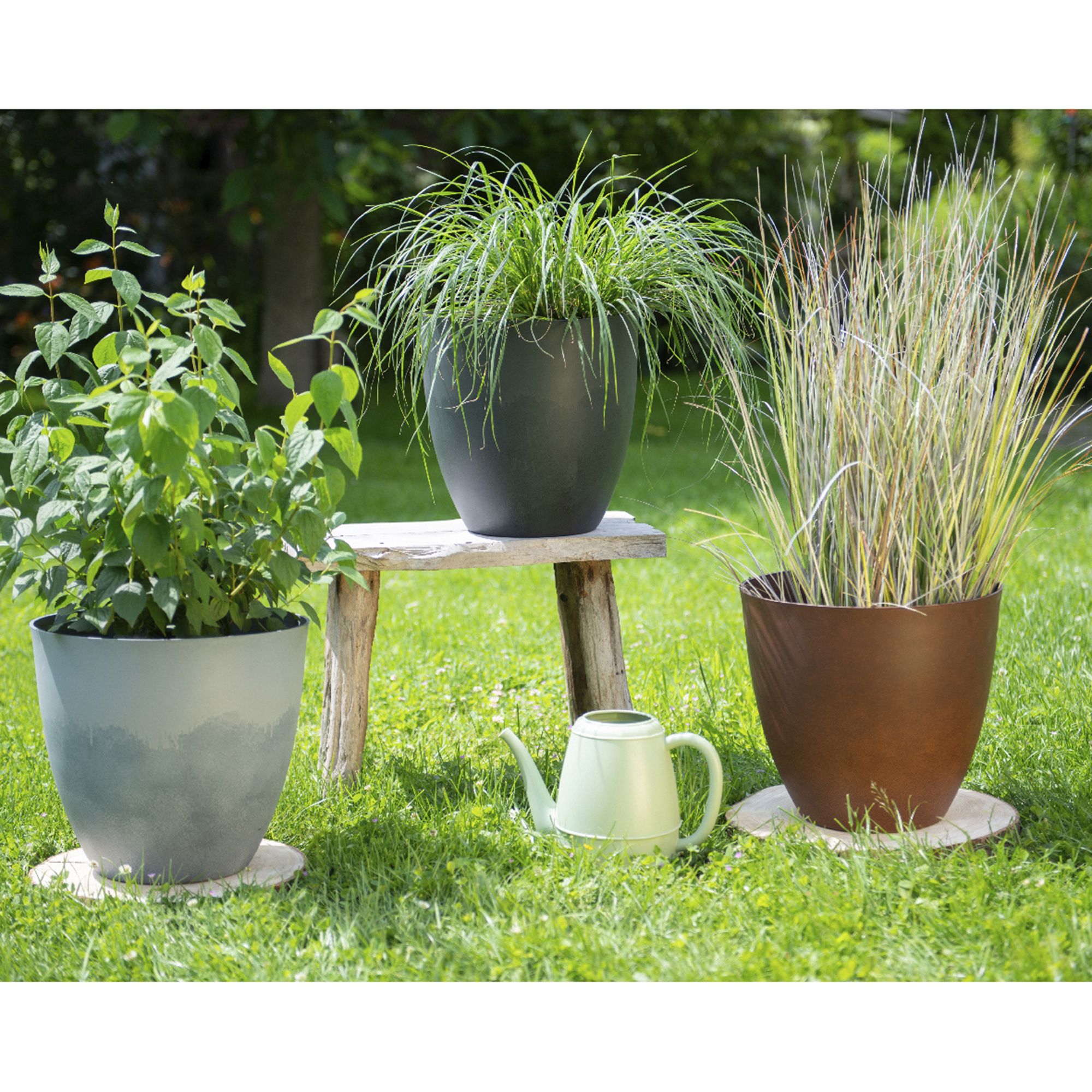 Ghiveci flori, plastic, Ø 32.8 cm, diverse culori