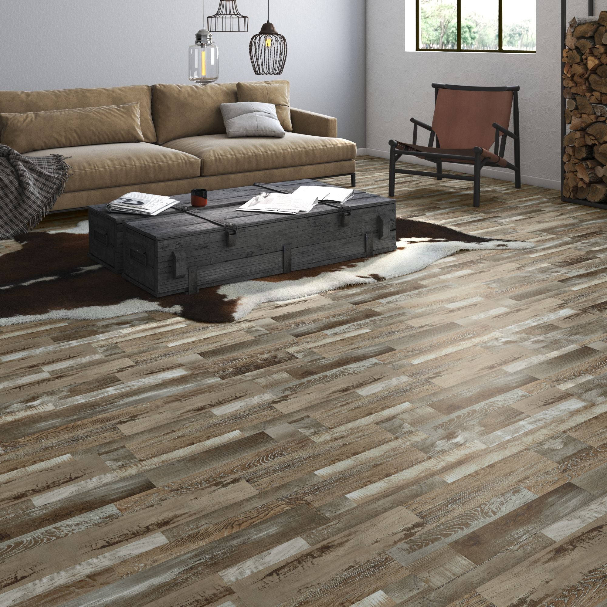 Parchet vinil 4 mm, Artens Tehek, multicolor