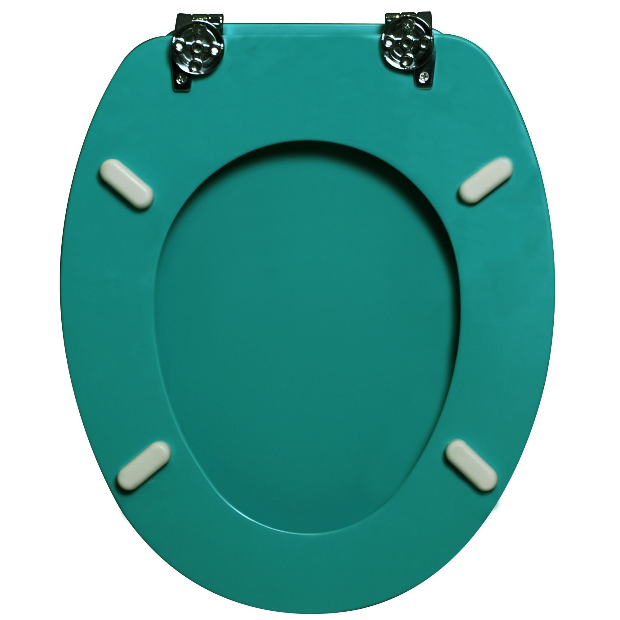 Capac WC Sensea Pop, din MDF, inchidere standard, verde