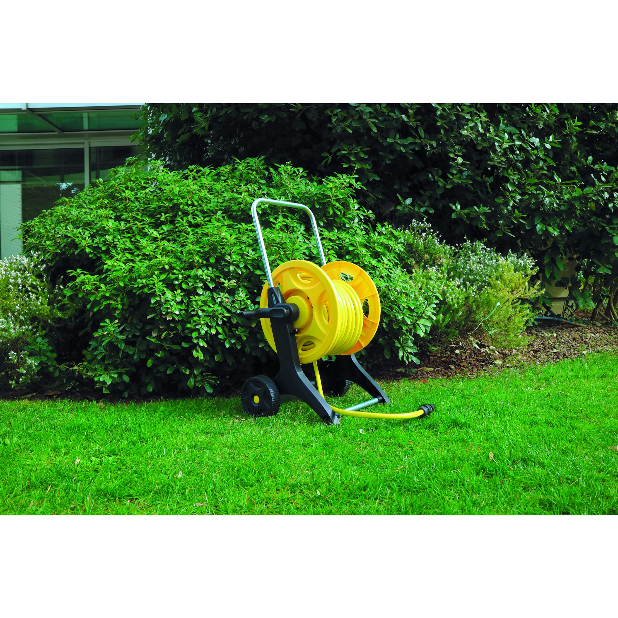 Carucior cu furtun gradina, Ø 12.5 mm x 20 m, 4 bar, accesorii incluse