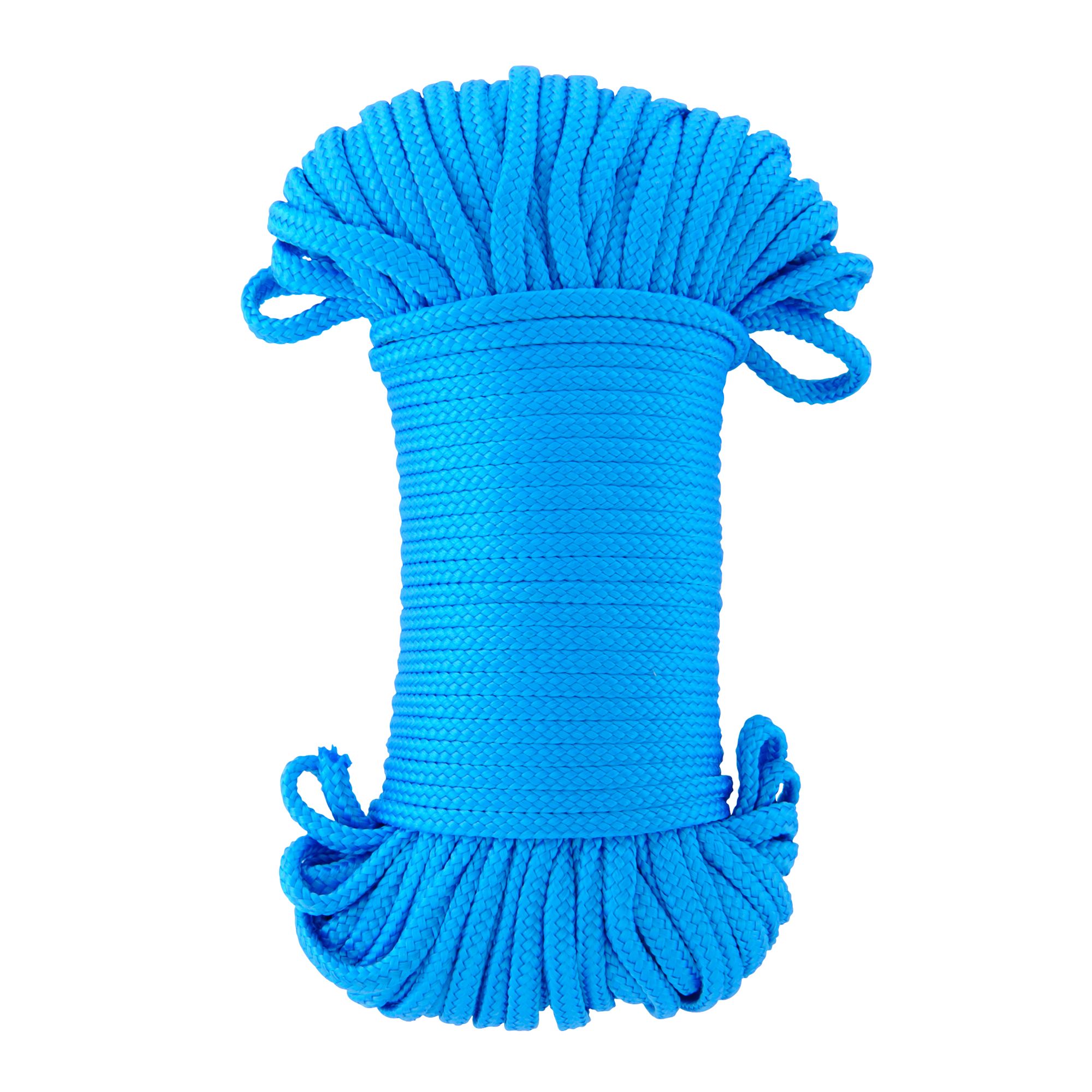 Snur polipropilena impletit albastru Standers, Ø 2.5 mm, 25 m ...