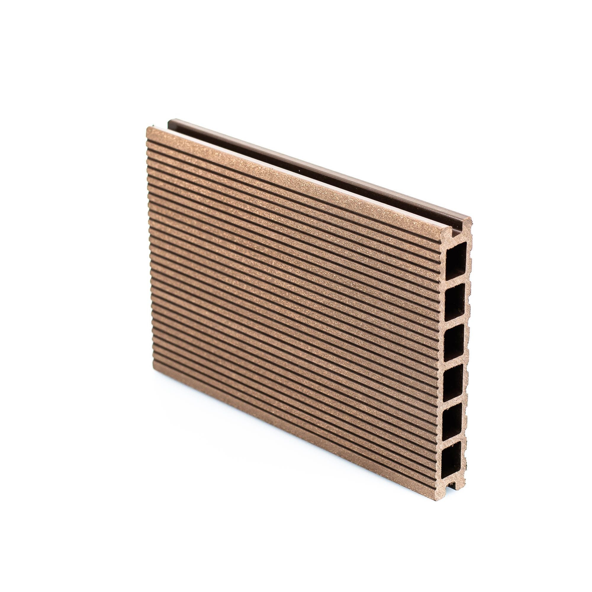 Dusumea terasa din WPC, 2400 x 170 x 27 mm, maro