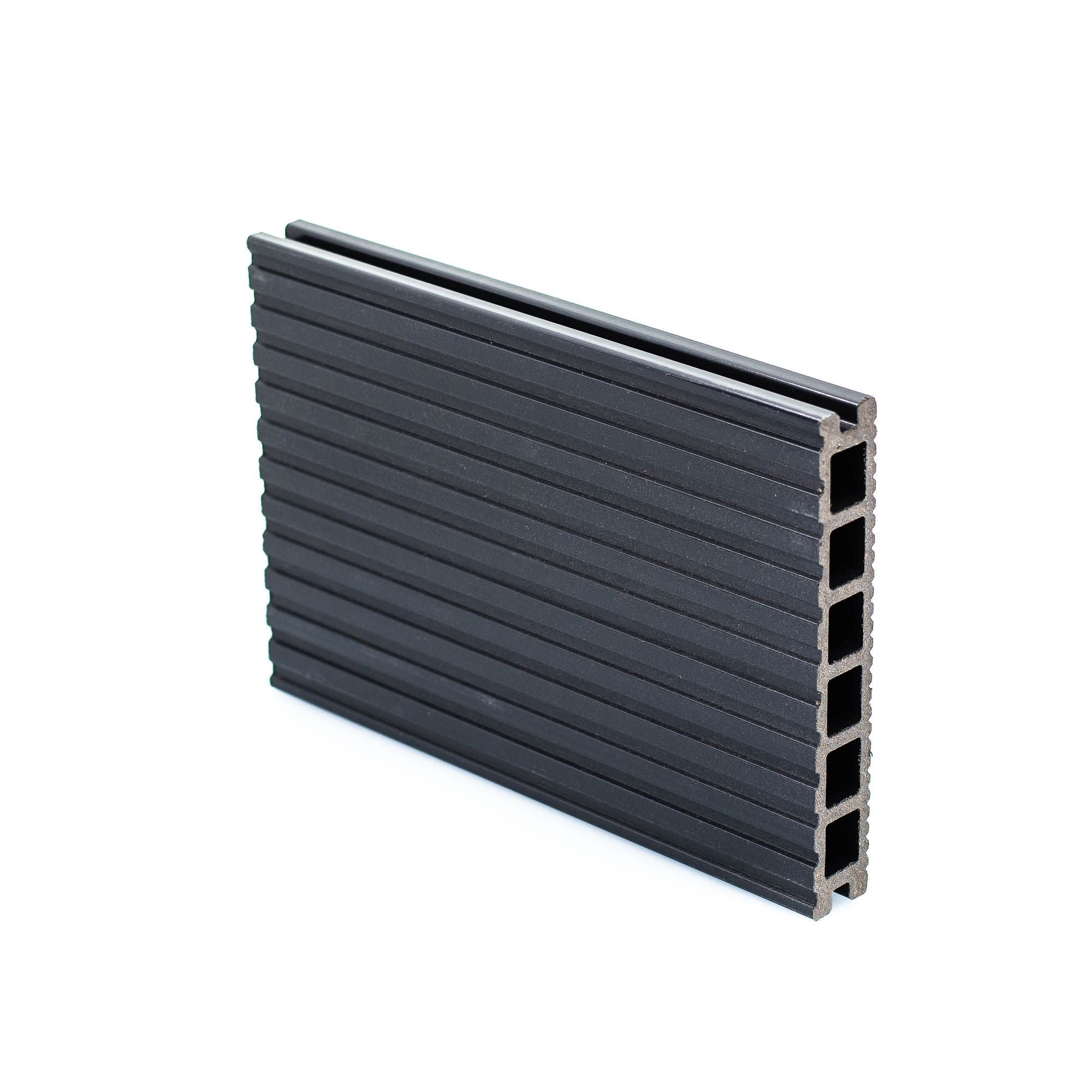 Dusumea terasa din WPC, 2400 x 170 x 27 mm, gri