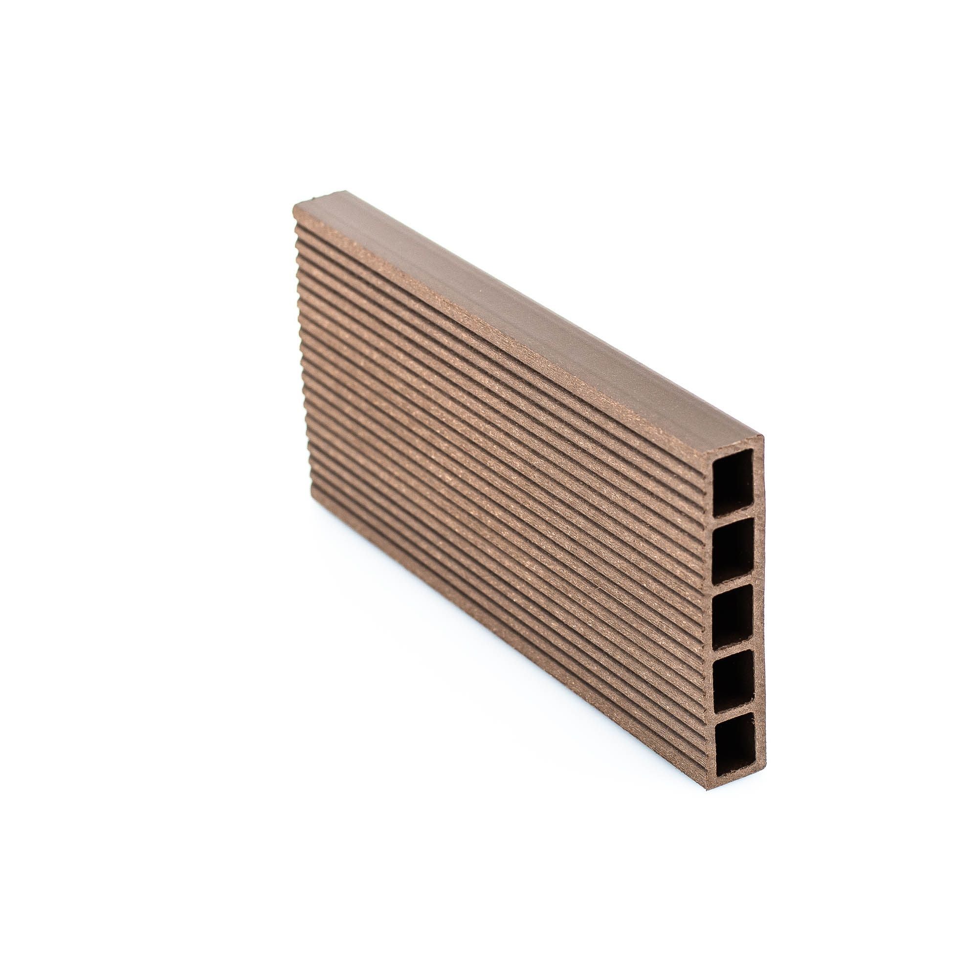 Scandura WPC pentru gard, 2000 x 120 x 24 mm, maro