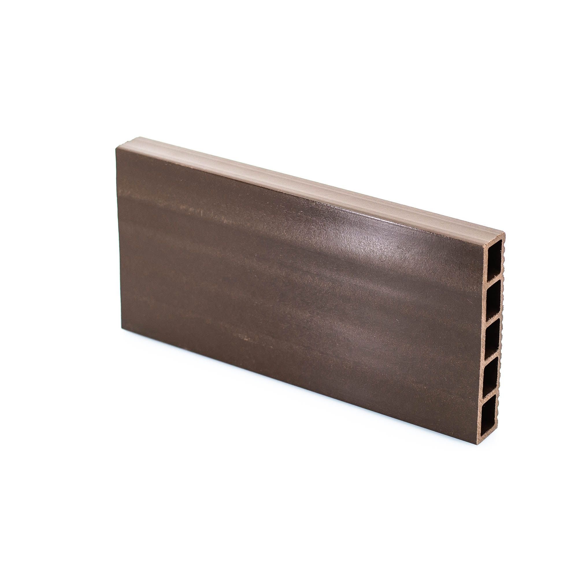 Scandura WPC pentru gard, 2000 x 120 x 24 mm, maro