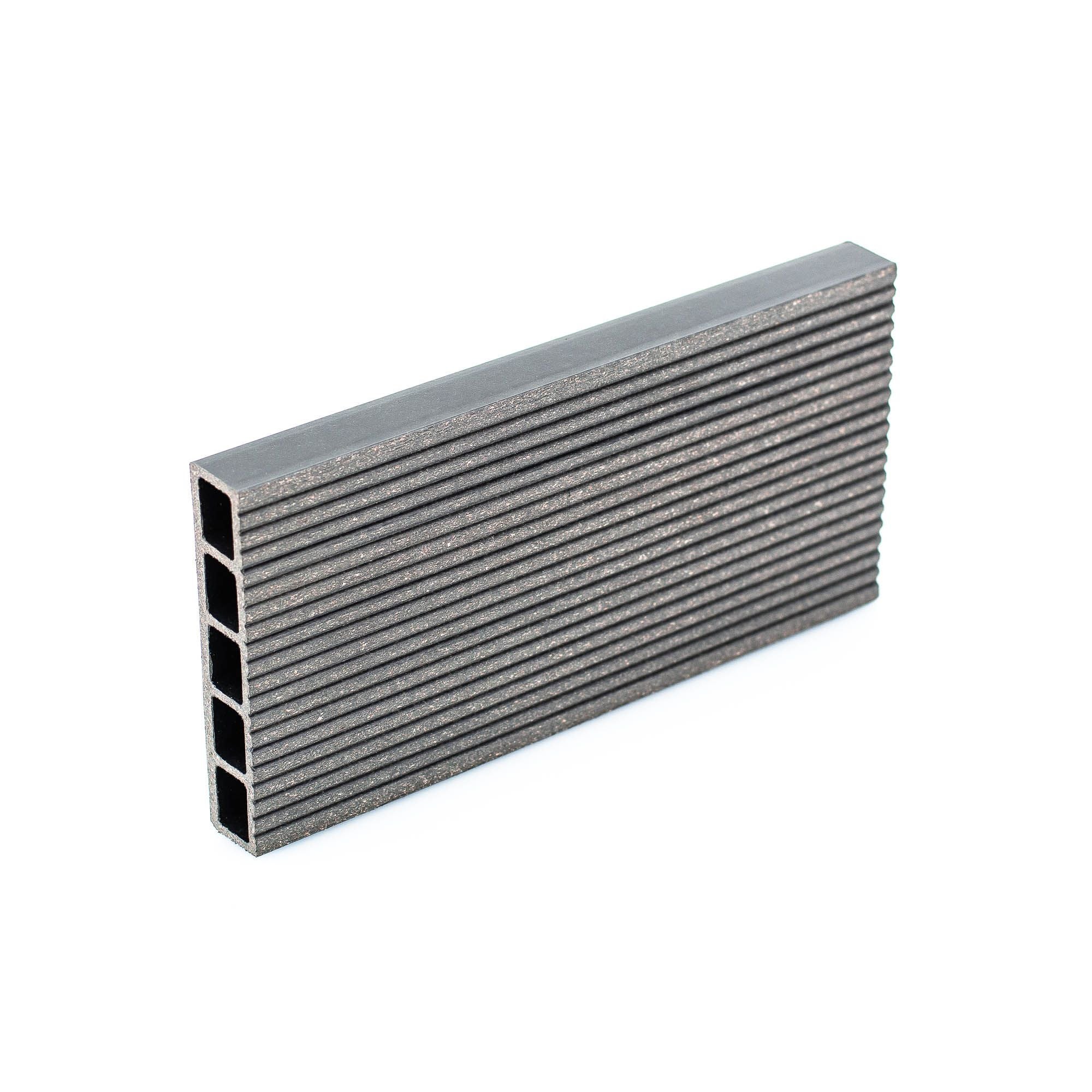 Scandura WPC pentru gard, 2000 x 120 x 24 mm, gri