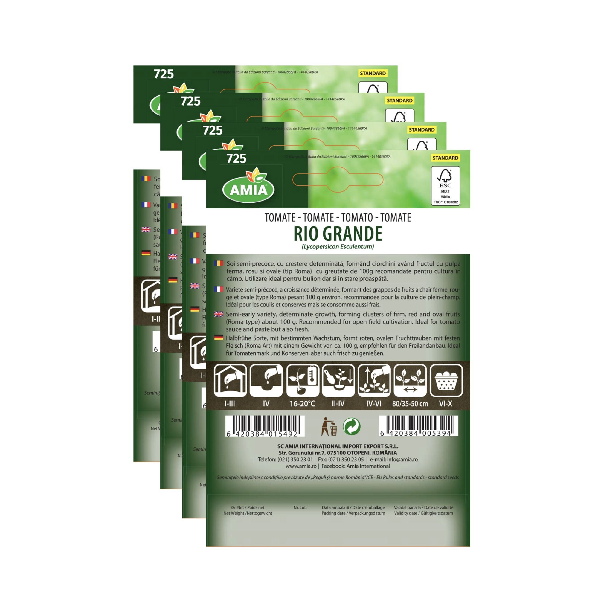 Seminte legume, rosii Rio Grande, Amia