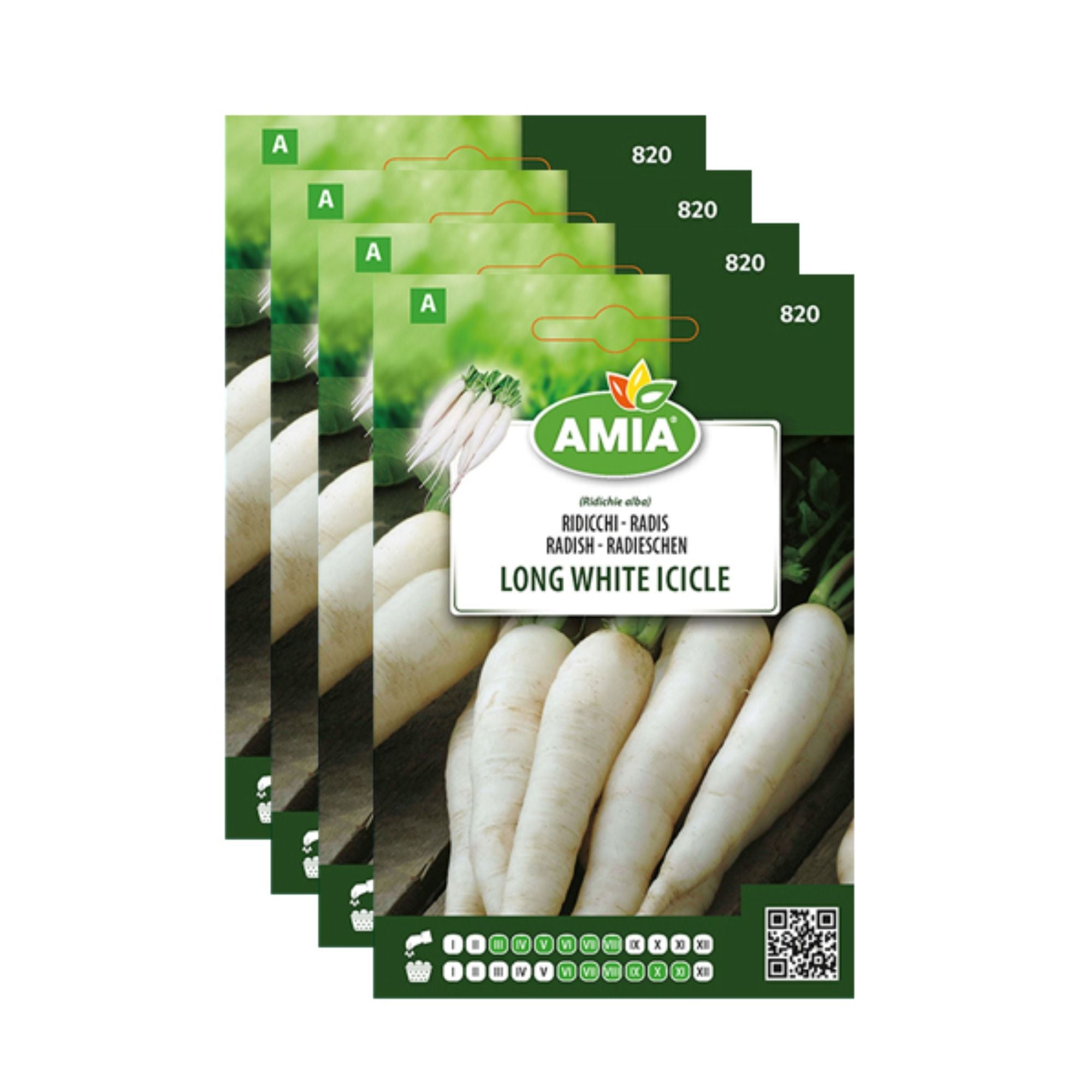 Seminte legume, ridiche albe, Amia