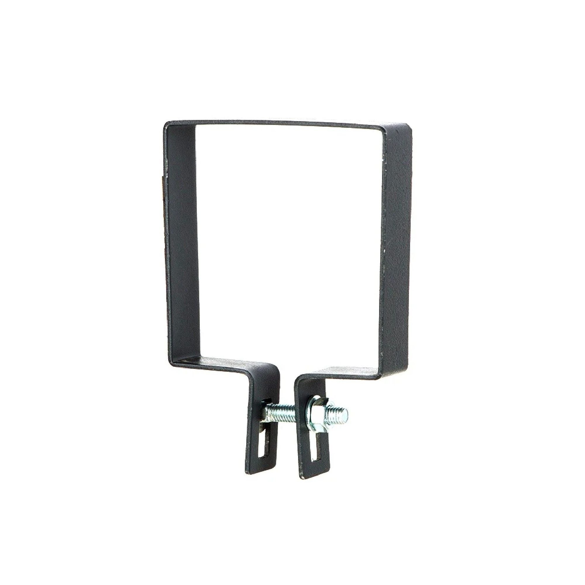 Clema capat, metal galvanizat, 10 x 10 cm, gri antracit