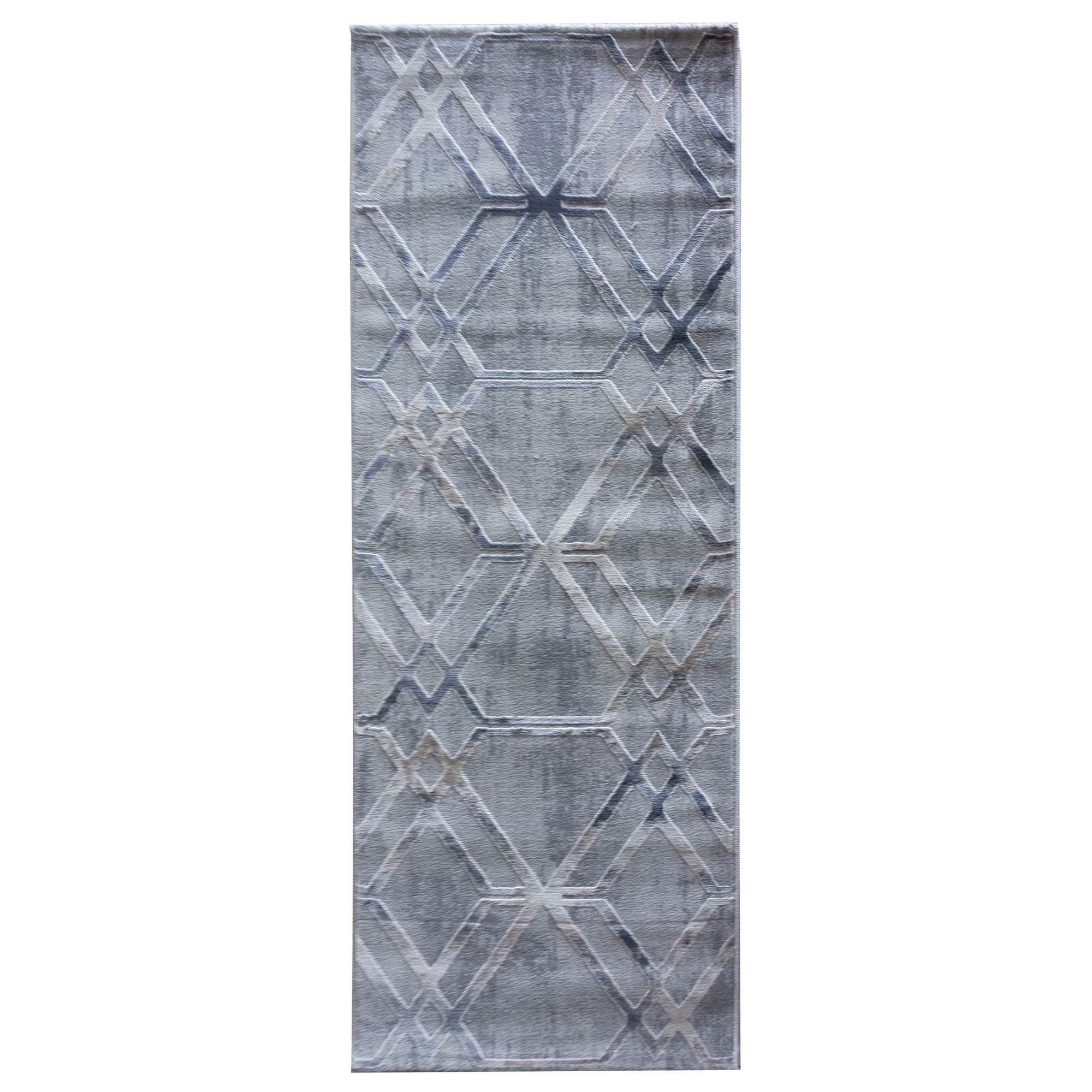 Covor Hermes, polipropilena, 60 x 150 cm, model romburi