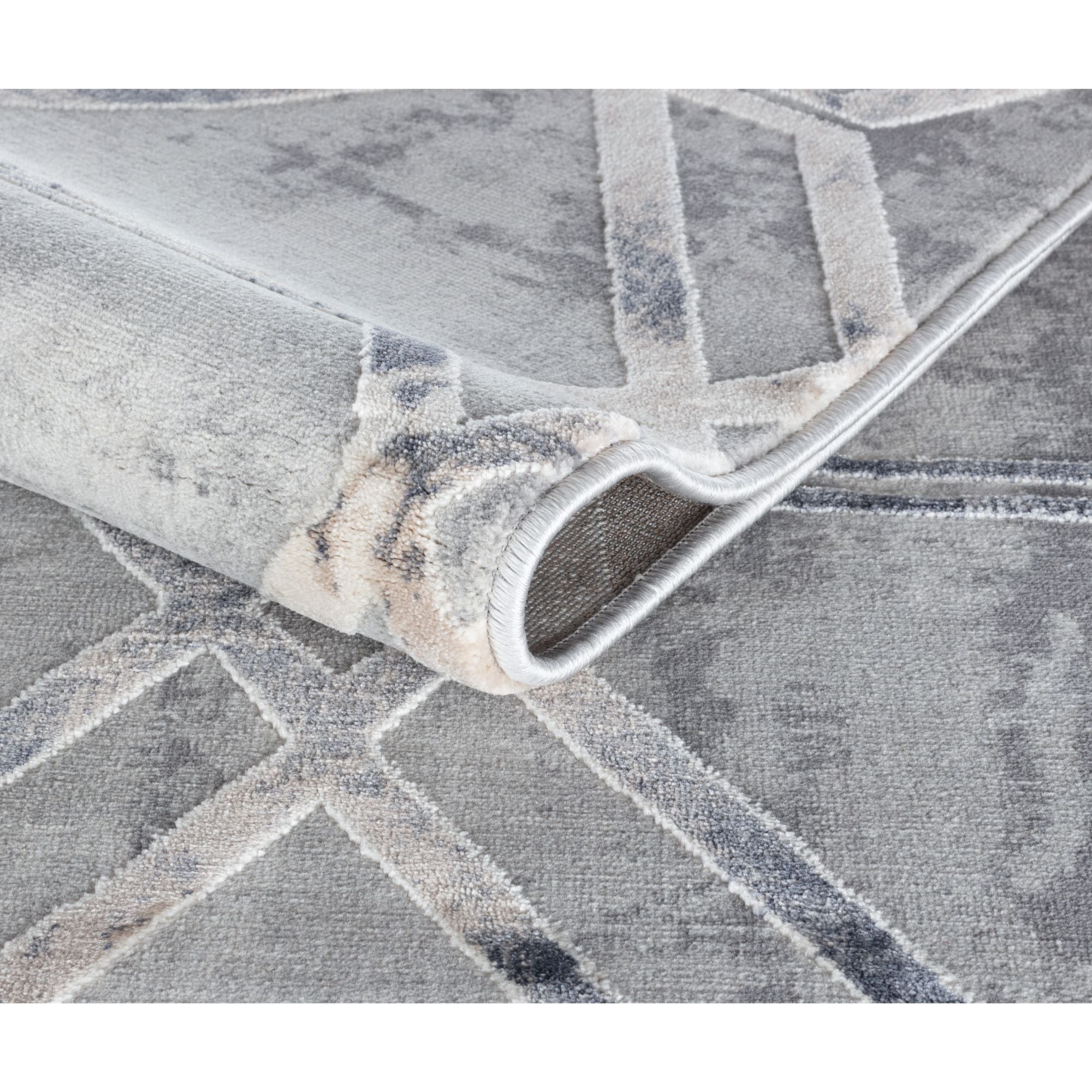 Covor Hermes, polipropilena, 60 x 150 cm, model romburi