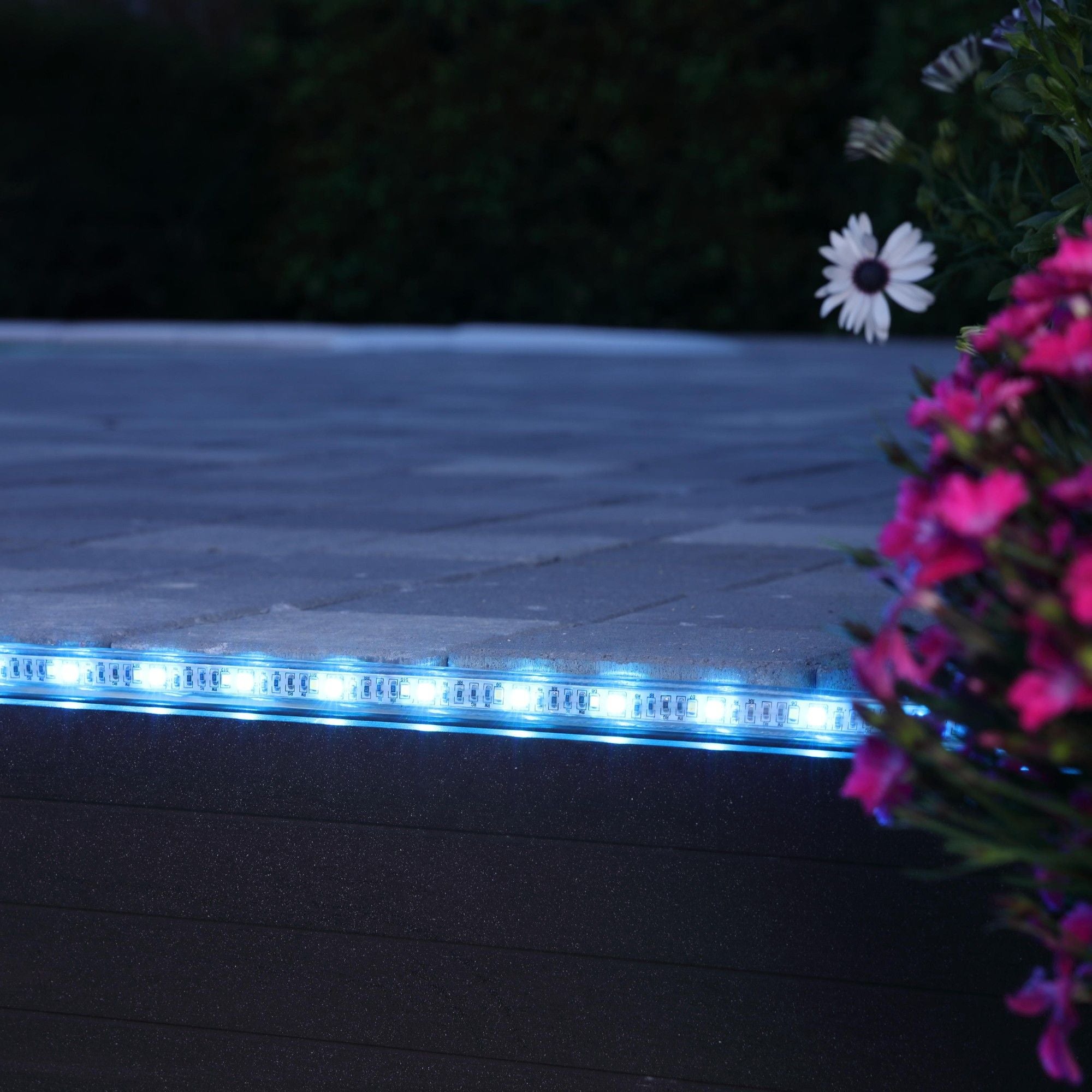 Cablu negru, 230v banda, LED, RGB, 2m IP44