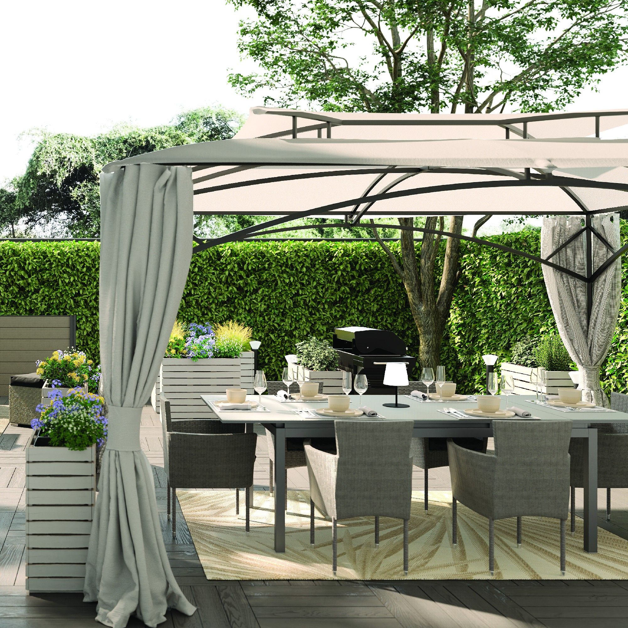 Covor Inspire Eva Sleeves 1, polipropilena, 160 x 230 cm, gri