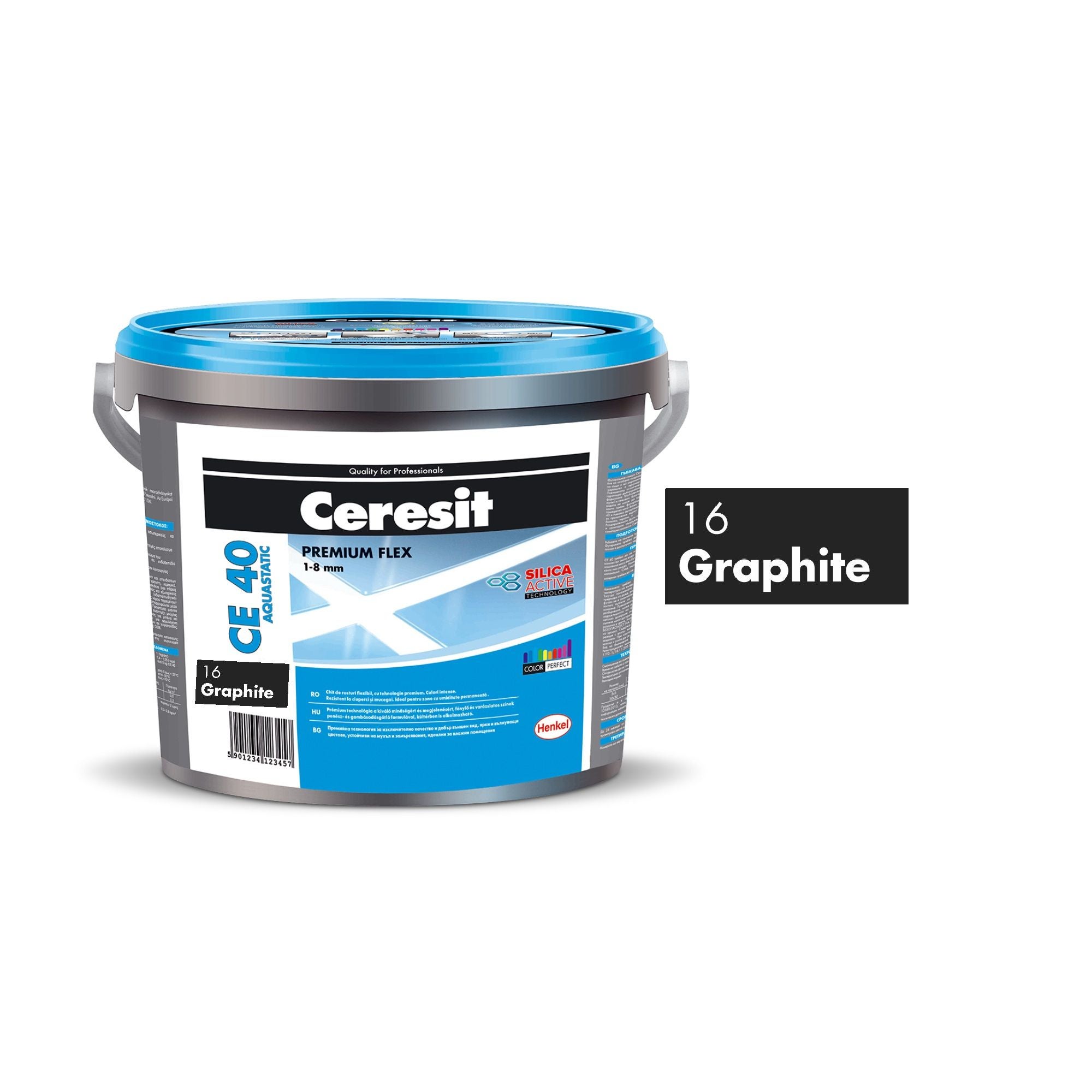 Chit de rosturi praf gresie si faianta Ceresit CE 40, Grafit, interior ...