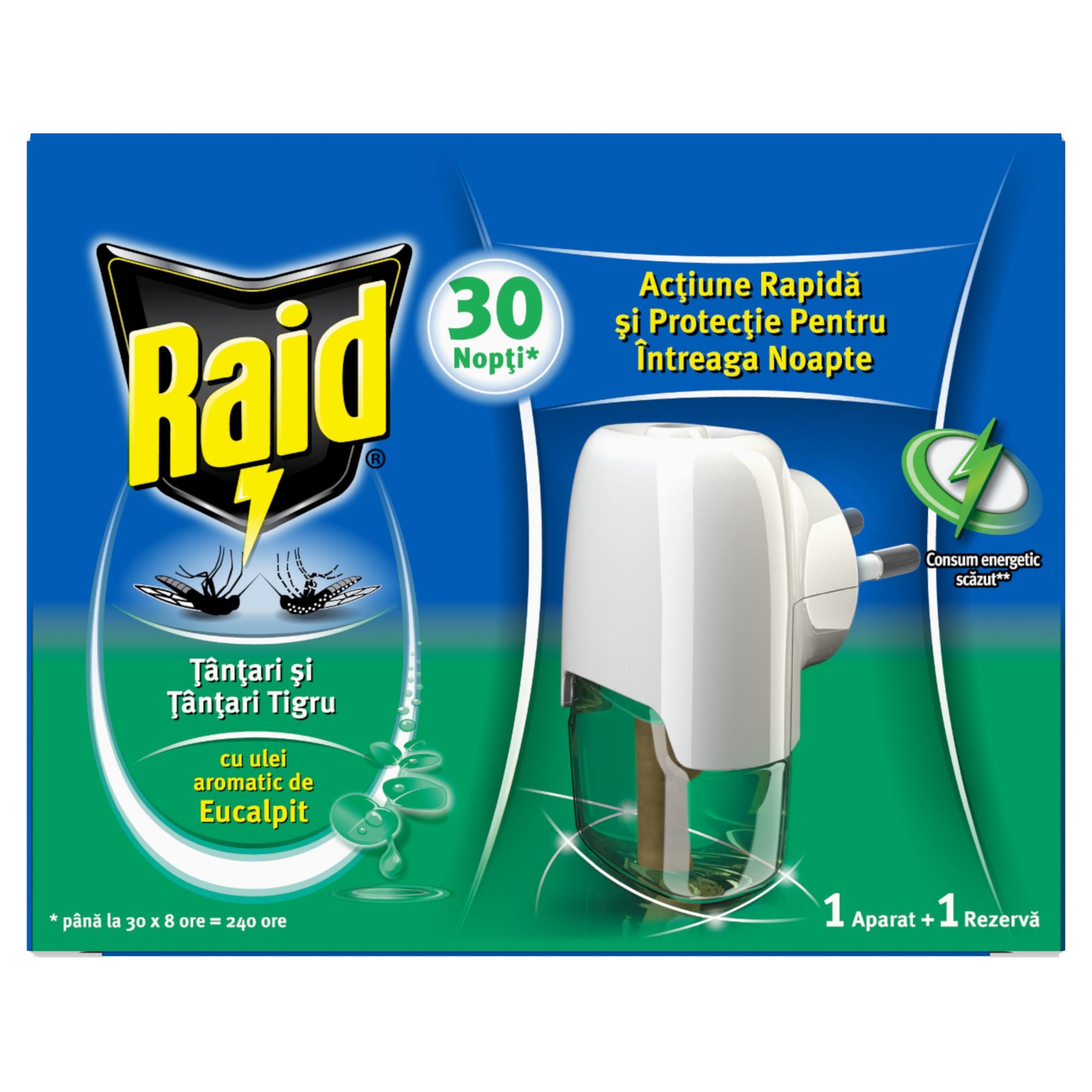 Aparat electric Raid, impotriva tantarilor, cu rezerva lichida, pentru ...