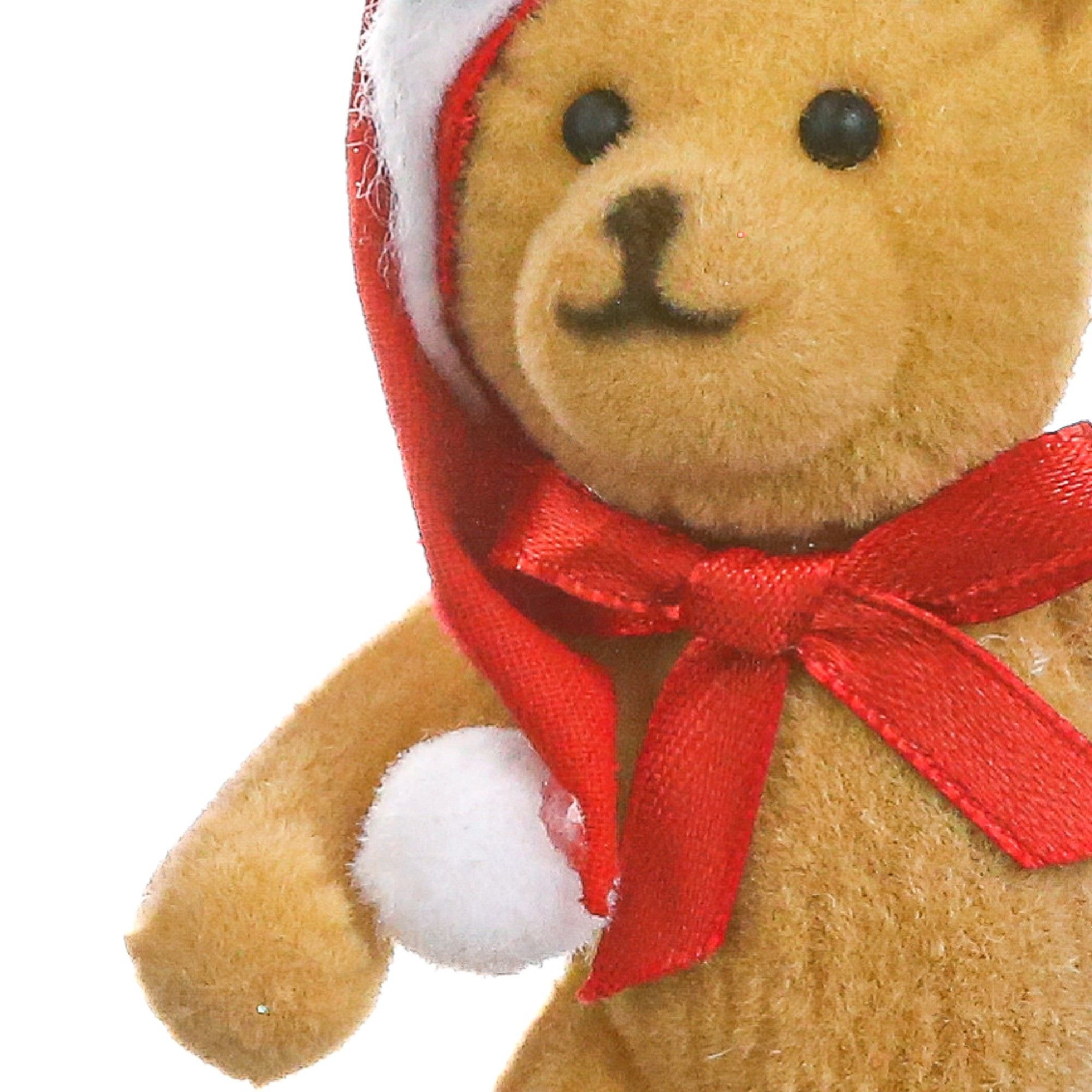 Decoratiune Craciun, pentru brad, model urs plus, plastic, inaltime 10 ...