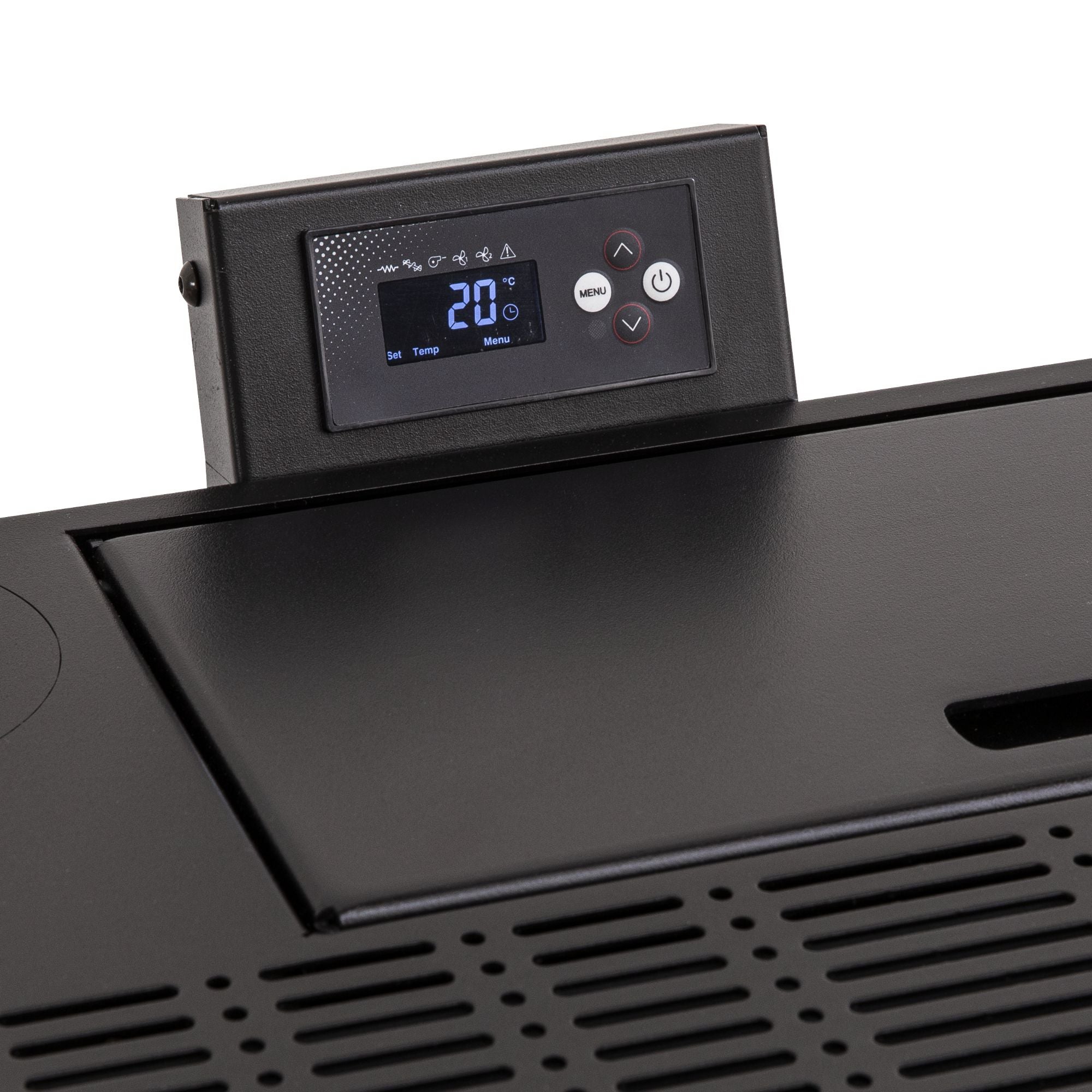 Semineu peleti, Equation Mannu, 9 kW, otel, alb