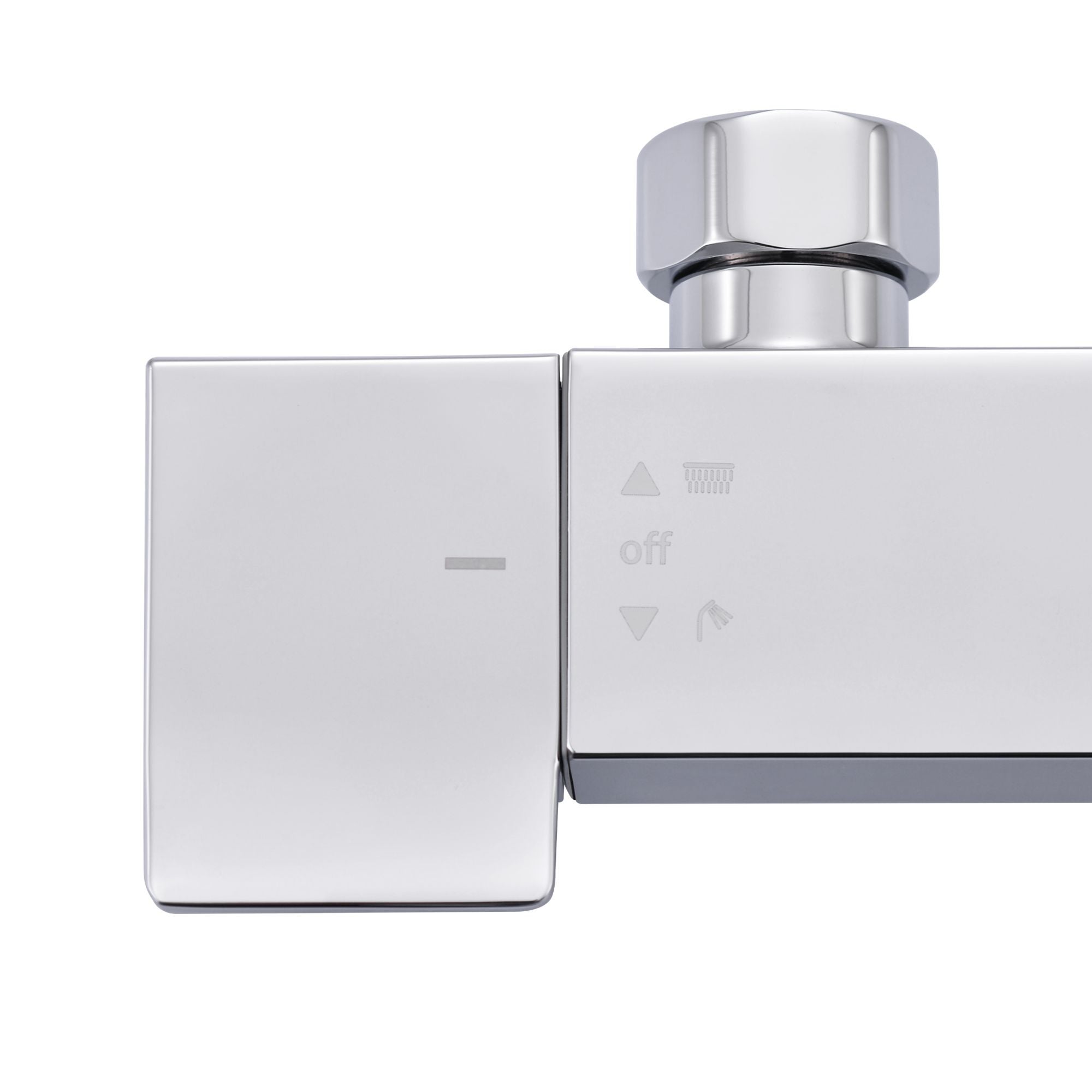 Sistem dus fix cu baterie termostatica Sensea Studio, 1 functie, cromat