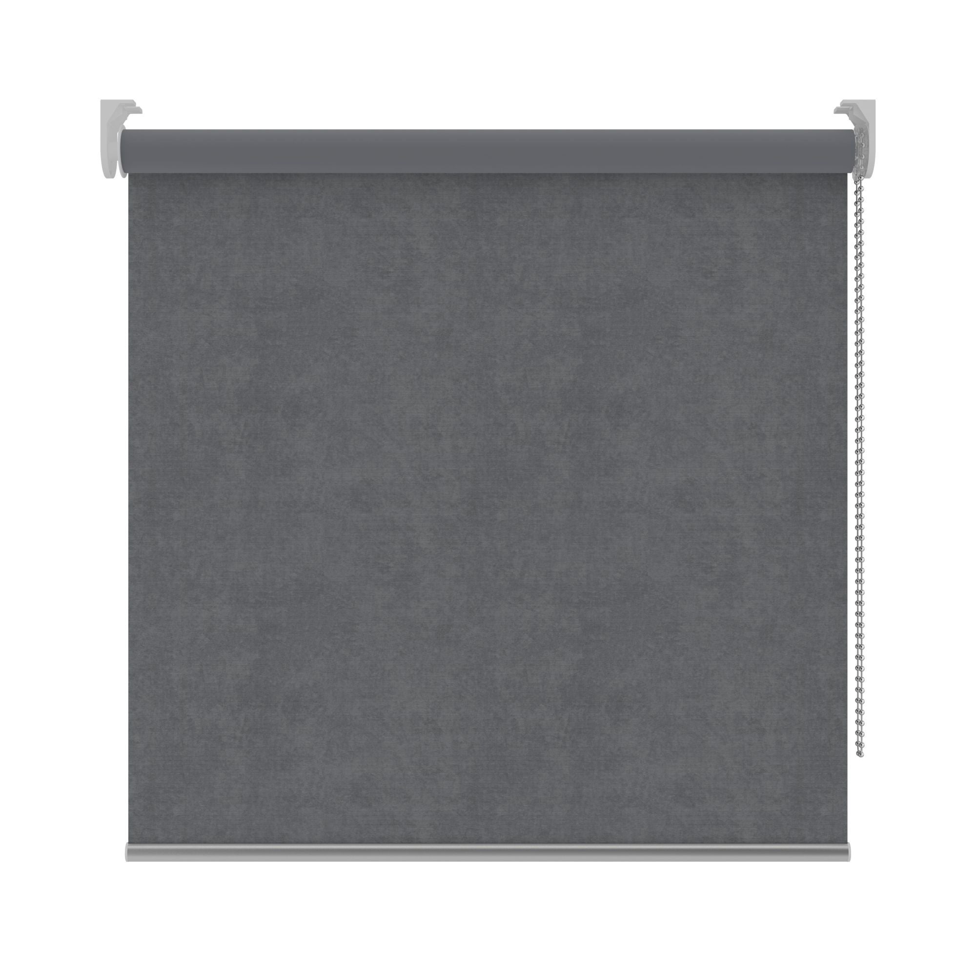 Roleta textila opaca, Velvet, 72 x 240 cm, cenusiu