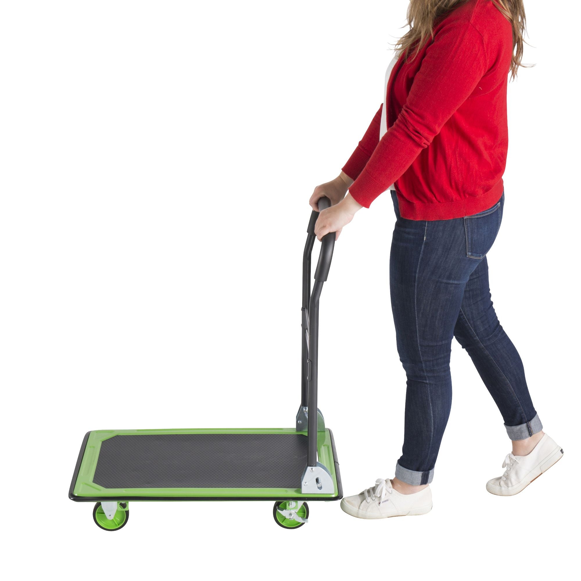 Platforma cu roti Standers, pliabila, otel, 22 x 47 x 87 cm, sarcina ...