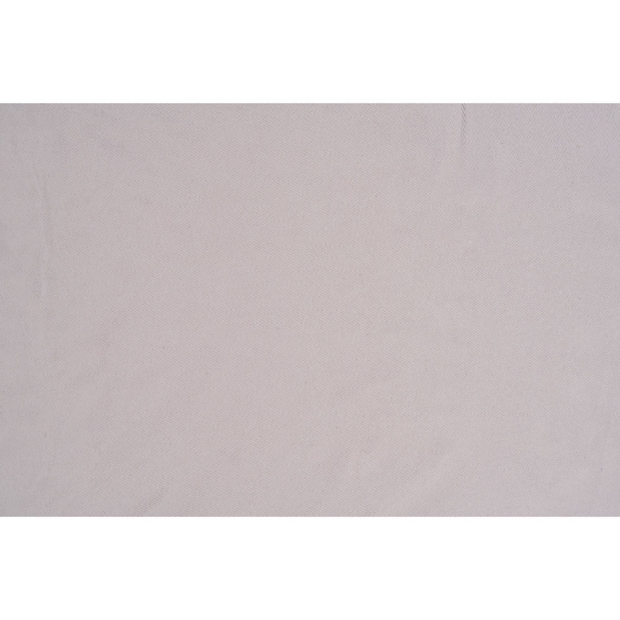 Perdea Voile ignifugat 300 x 245 cm, model uni, cu rejansa, alb