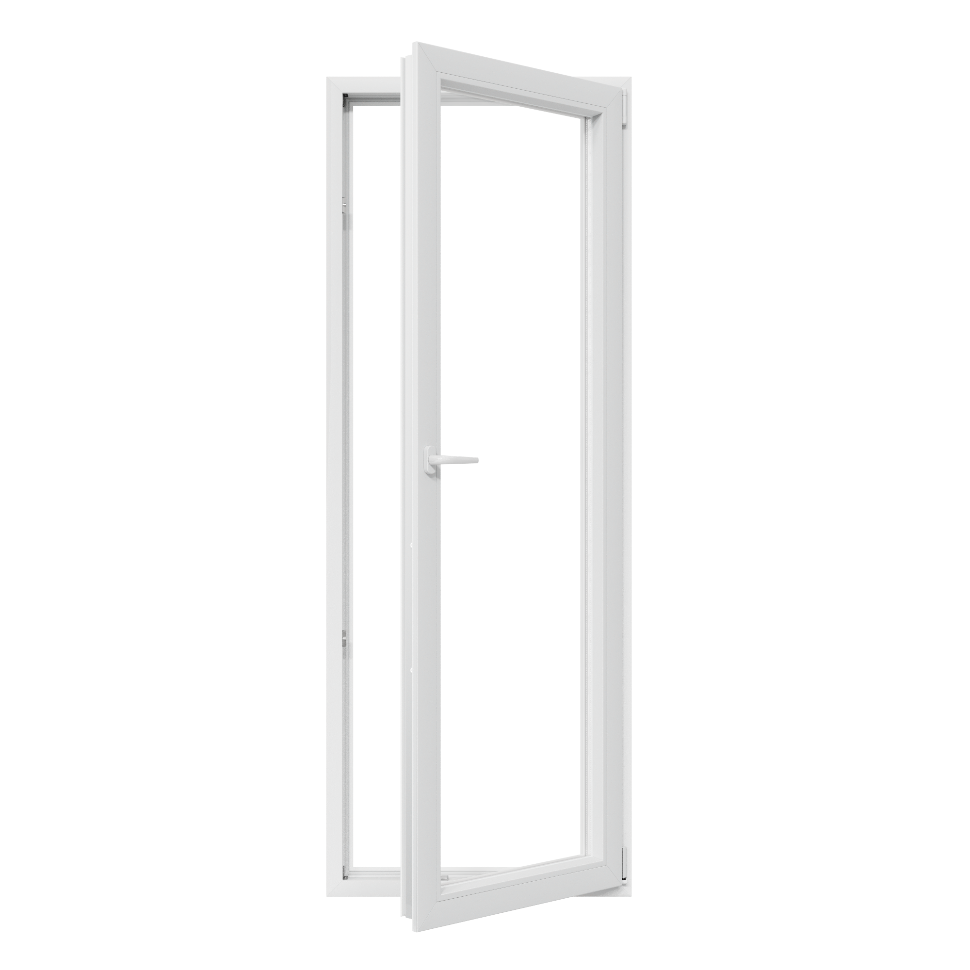 Usa PVC termopan, balcon, 5 camere, Artens, 76 x 204, deschidere dubla ...