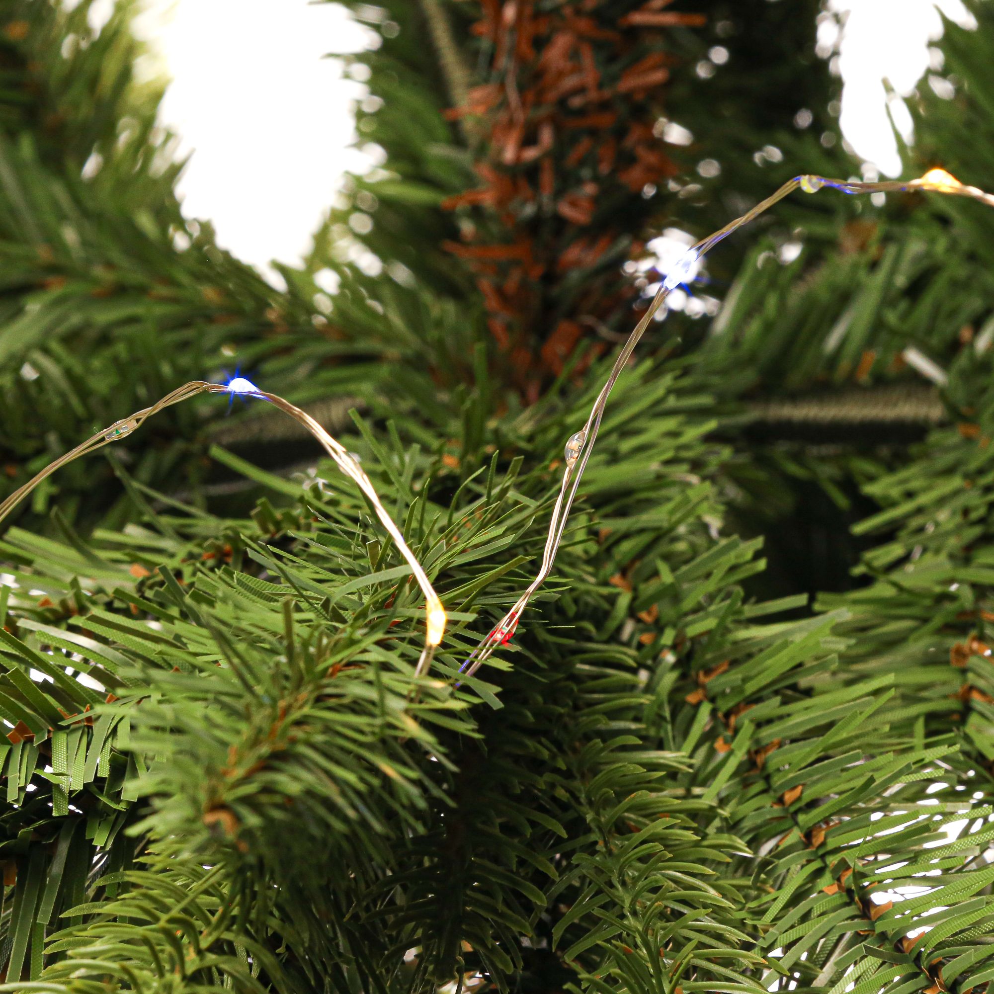 Instalatie de Craciun, tip sir, cu 378 micro LED-uri, lungime 6 m ...