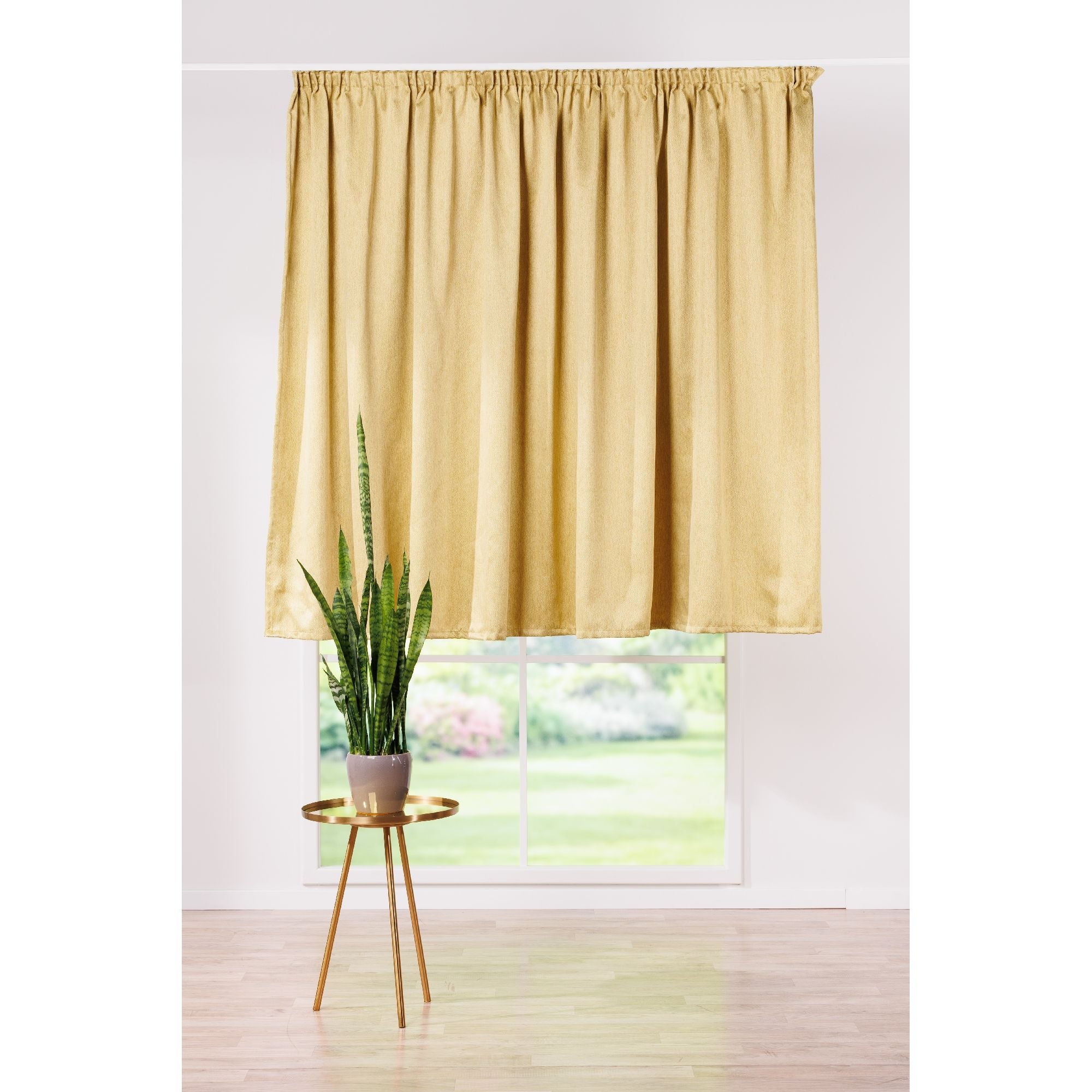 Draperie 270 x 160 cm Toronto, cu rejansa, galben