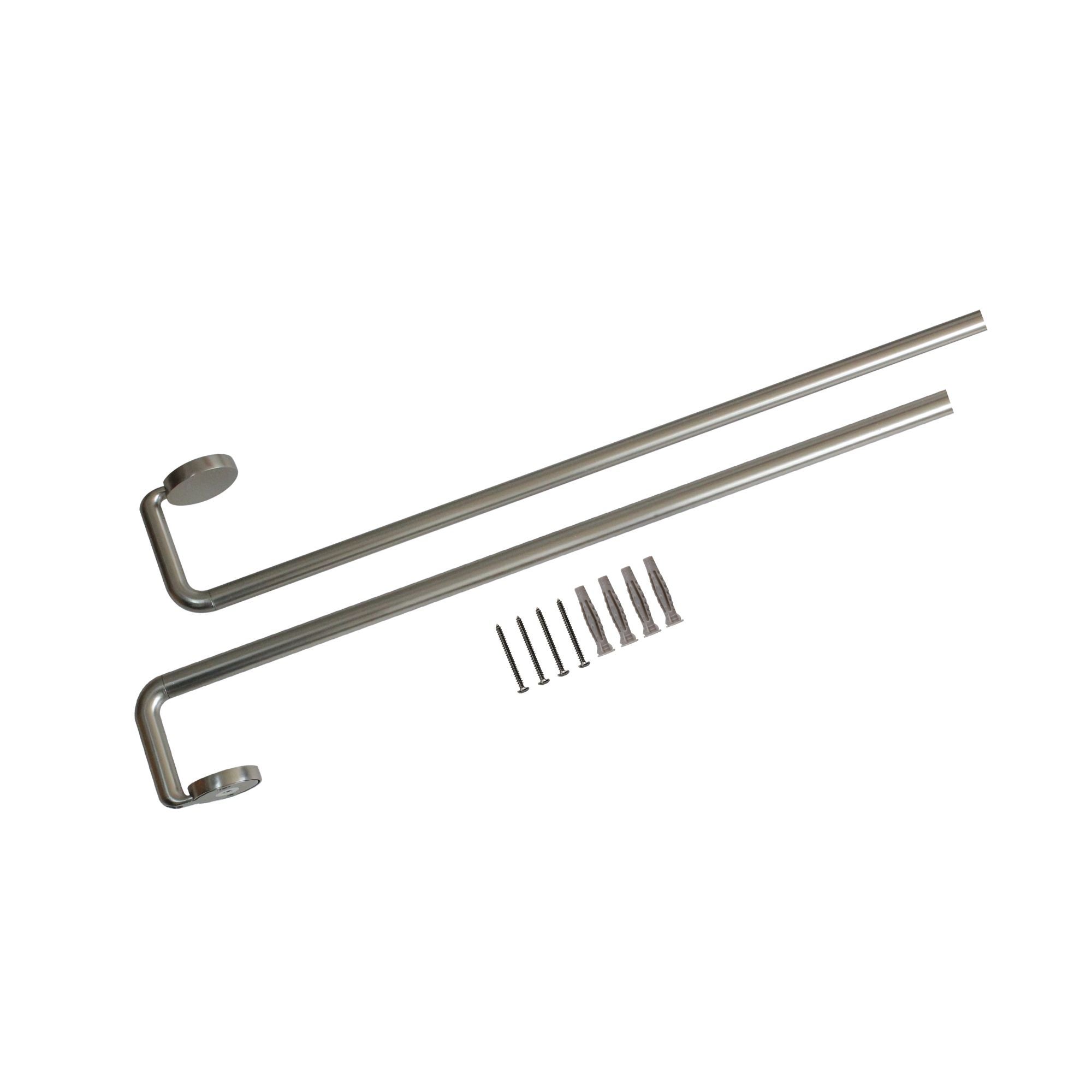 Galerie simpla extensibila metal Inspire Sombrio, 120 -210 cm, diametru ...