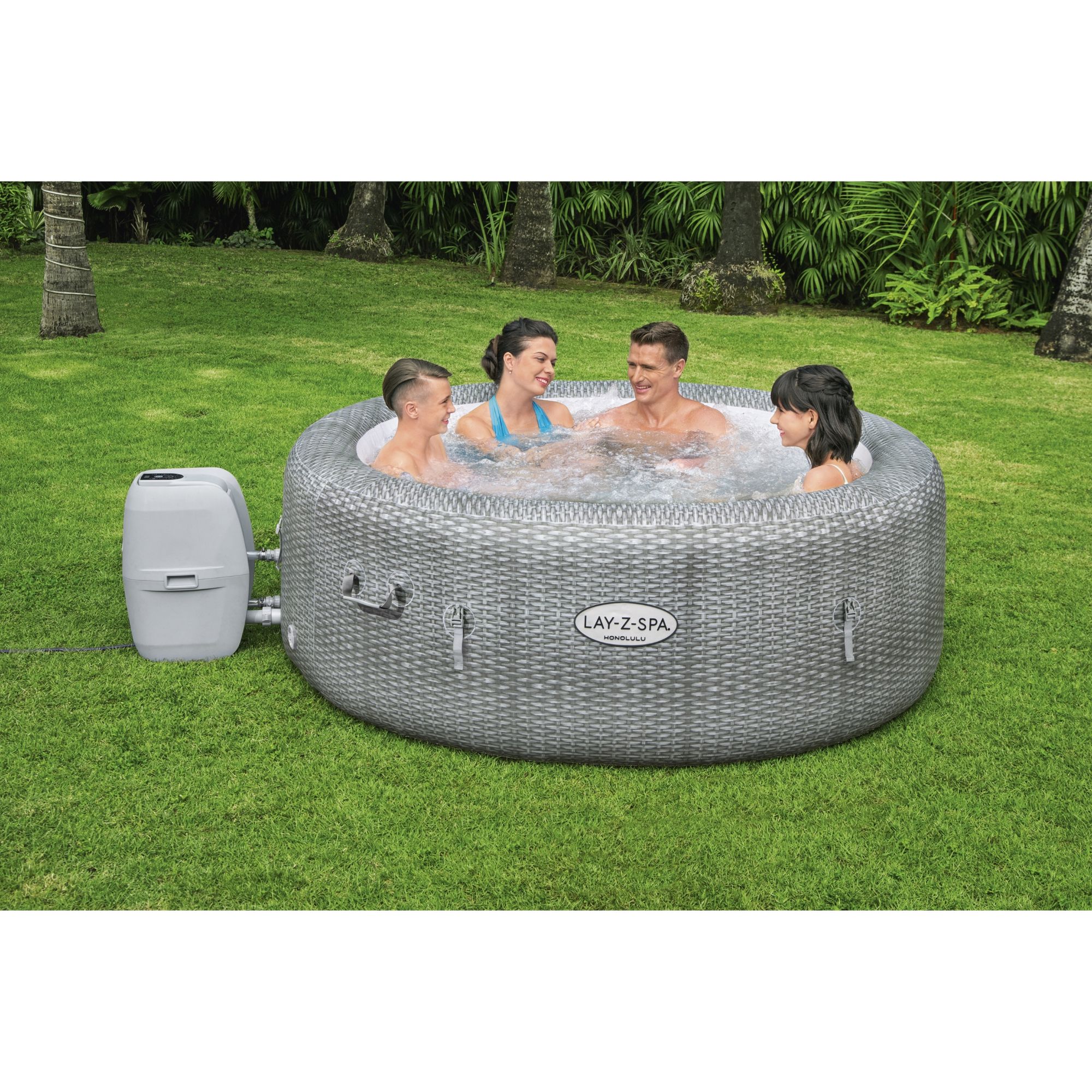 Piscina gonflabila Spa Honolulu Bestway 2050, Ø 196 cm, H 71 cm ...