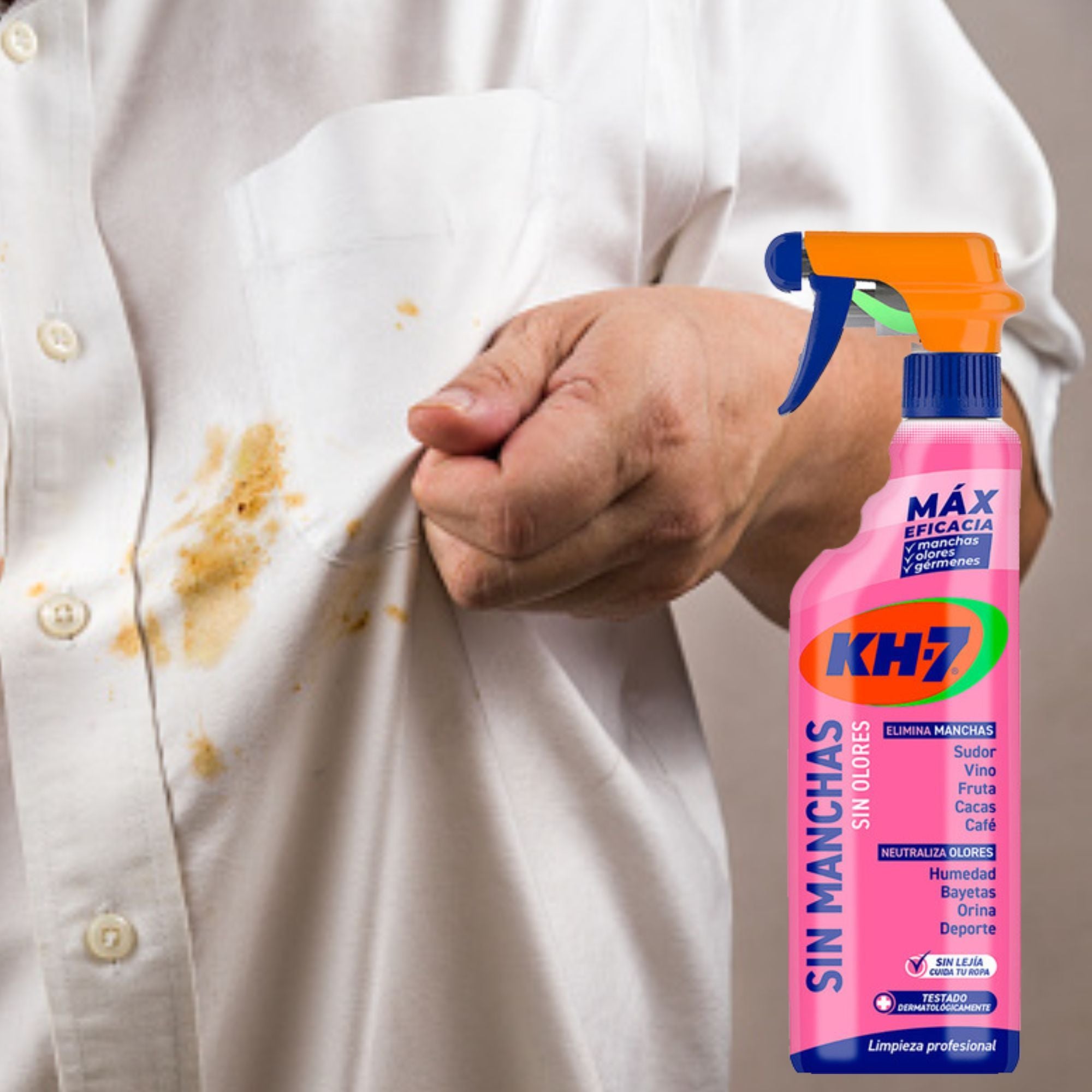 Solutie pentru indepartarea petelor de pe rufe colorate si eliminarea ...