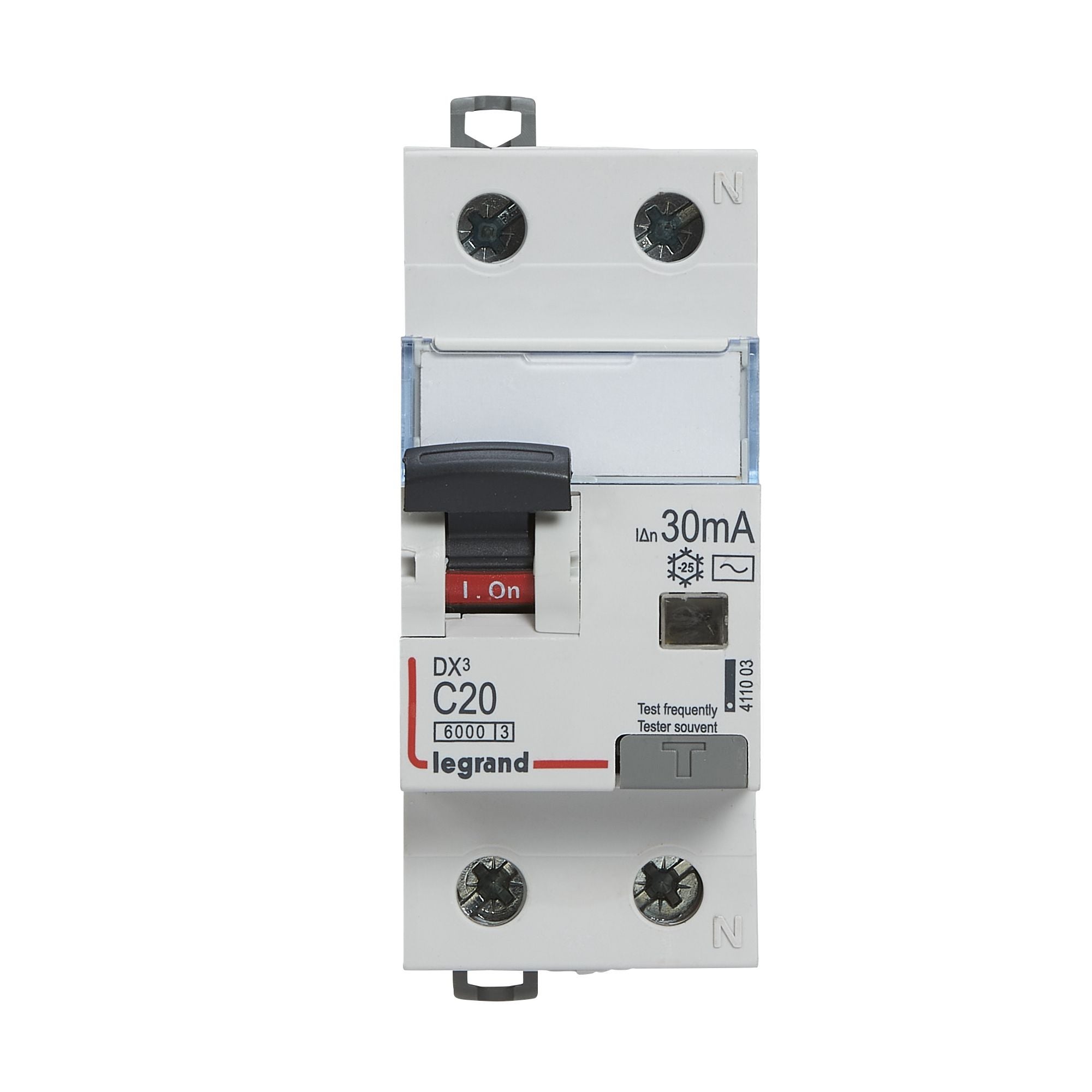 Disjunctor Legrand DX3, diferential, 20 A, 6 KA, 30 mA