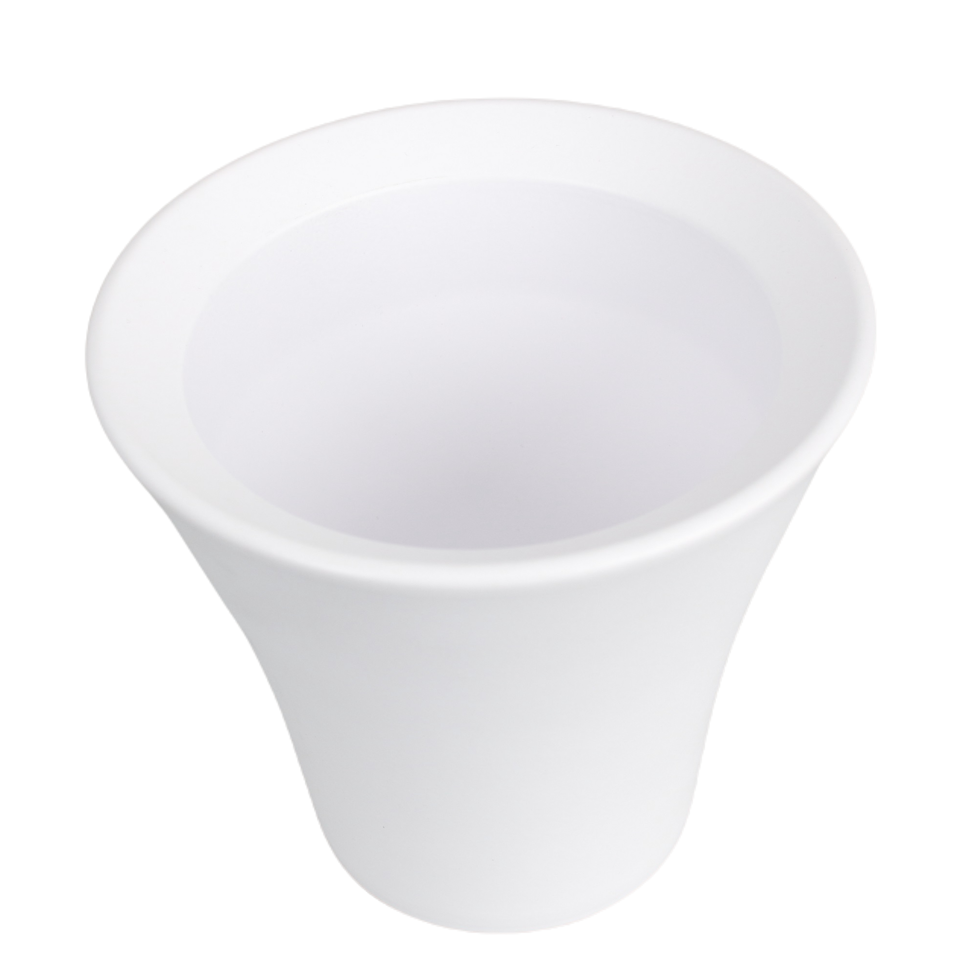 Ghiveci orhidee, ceramica, Ø 16 cm, alb