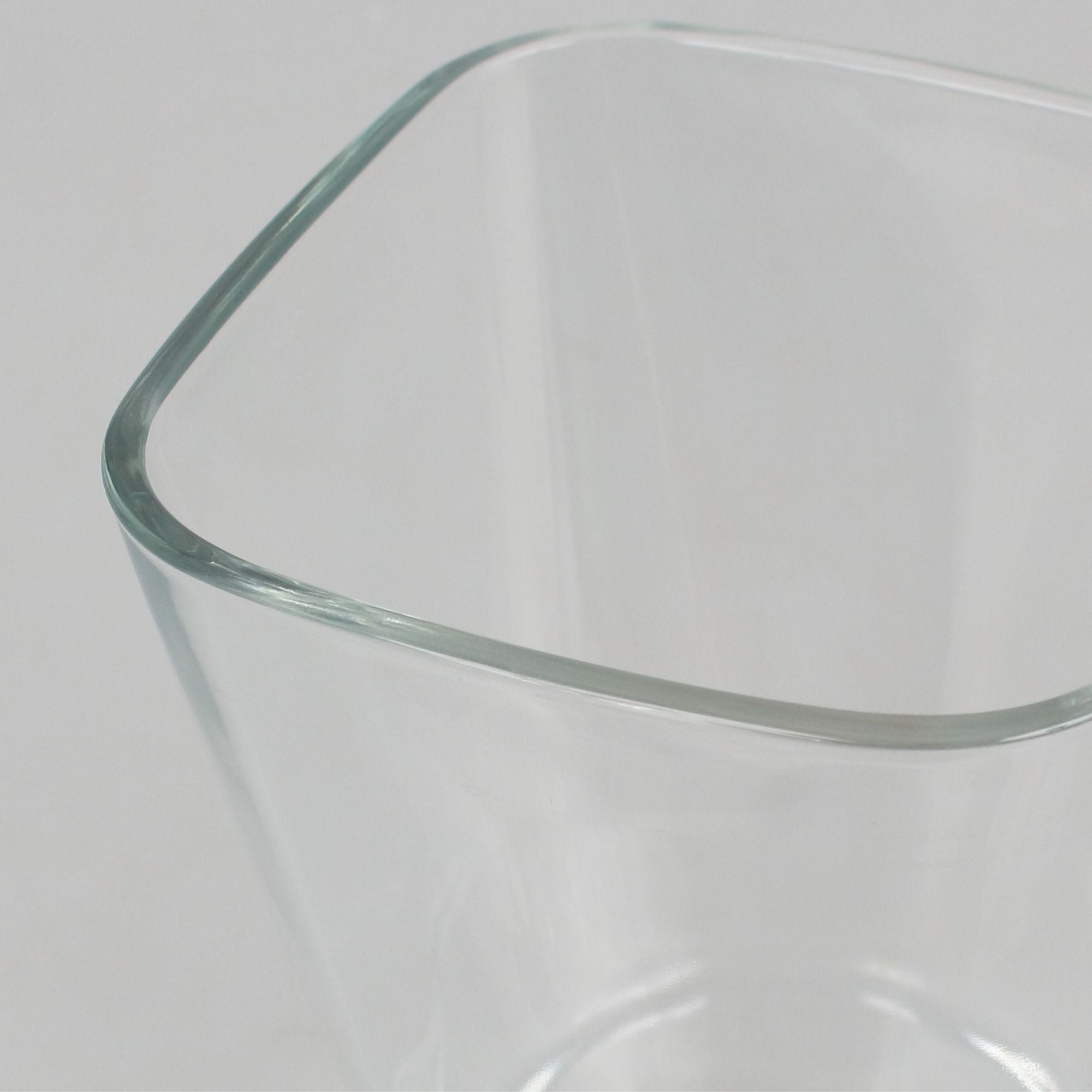 Ghiveci orhidee, sticla, 14 x 14 cm, transparent