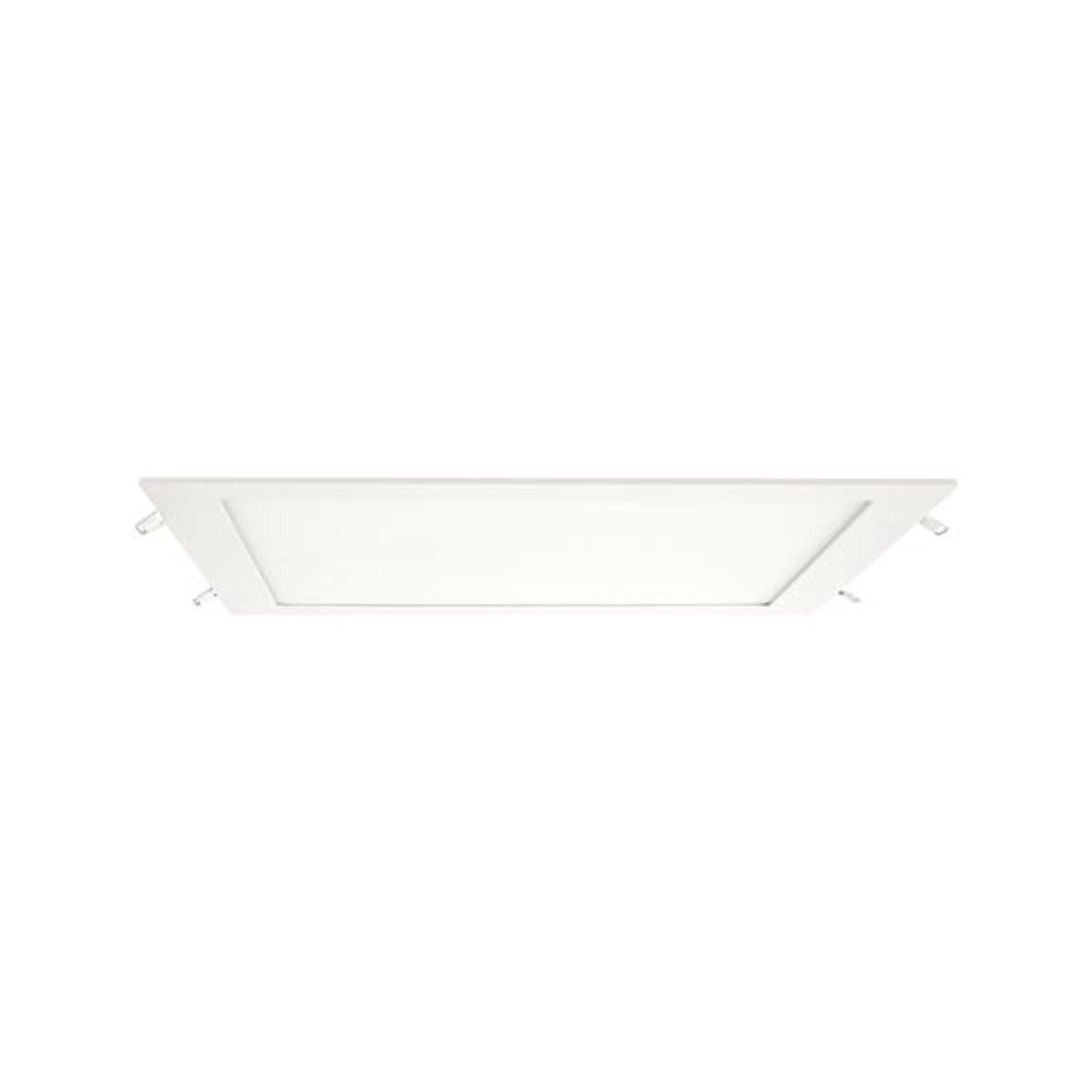 Spot LED incastrat, fix, 2000 lm, lumina rece, patrat, alb