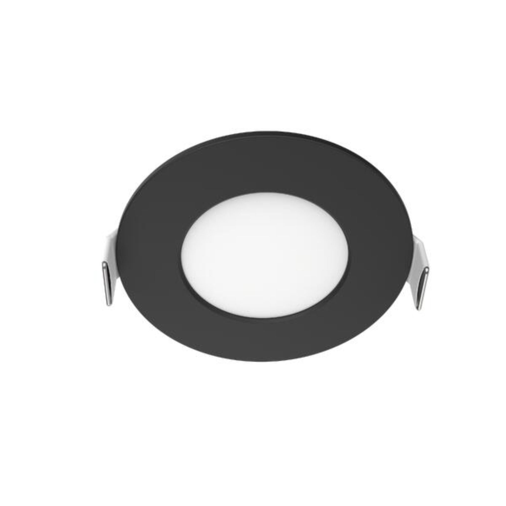 Spot LED incastrat Inspire, 5.5 W, 580 lumeni, dimabil, IP44, negru