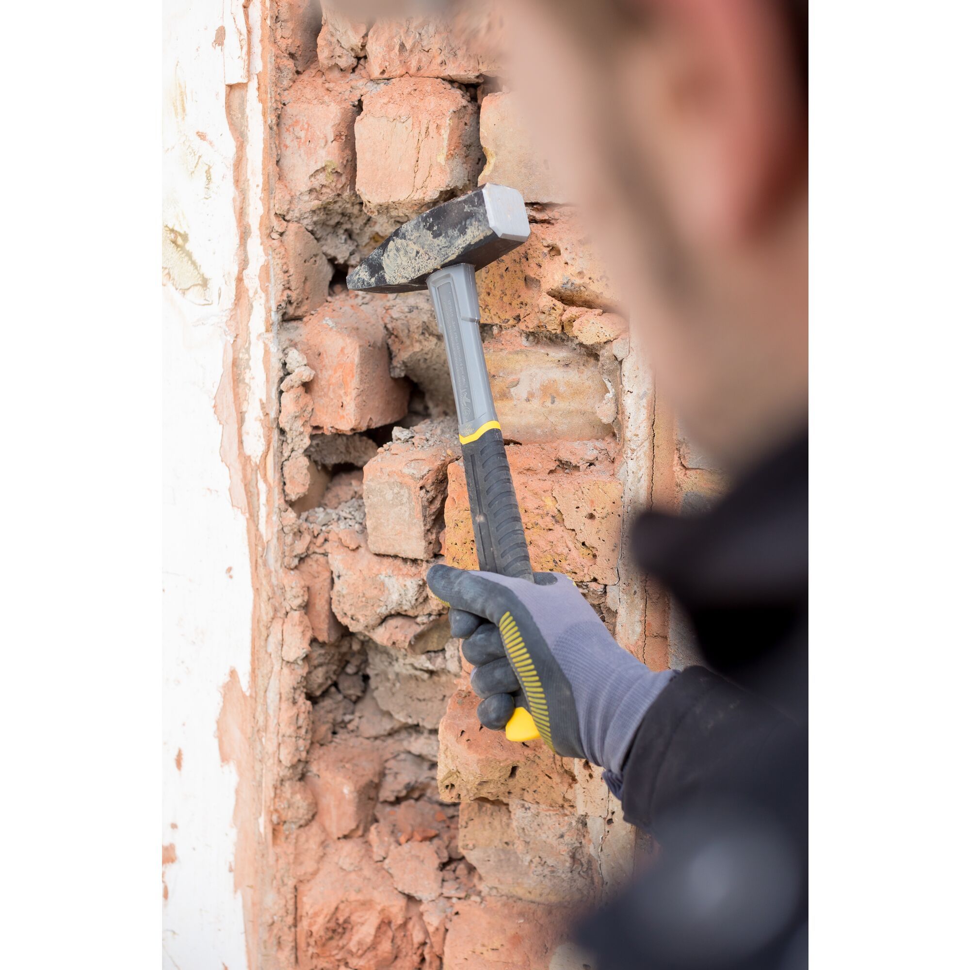 Ciocan lacatus Stanley, maner bimaterial fibra sticla, 1000 g