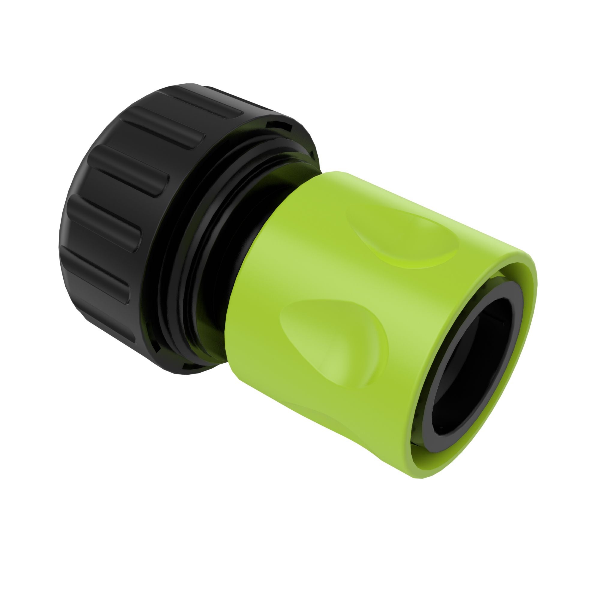 Conector furtun, rapid, cu stop, polipropilena, 19 mm