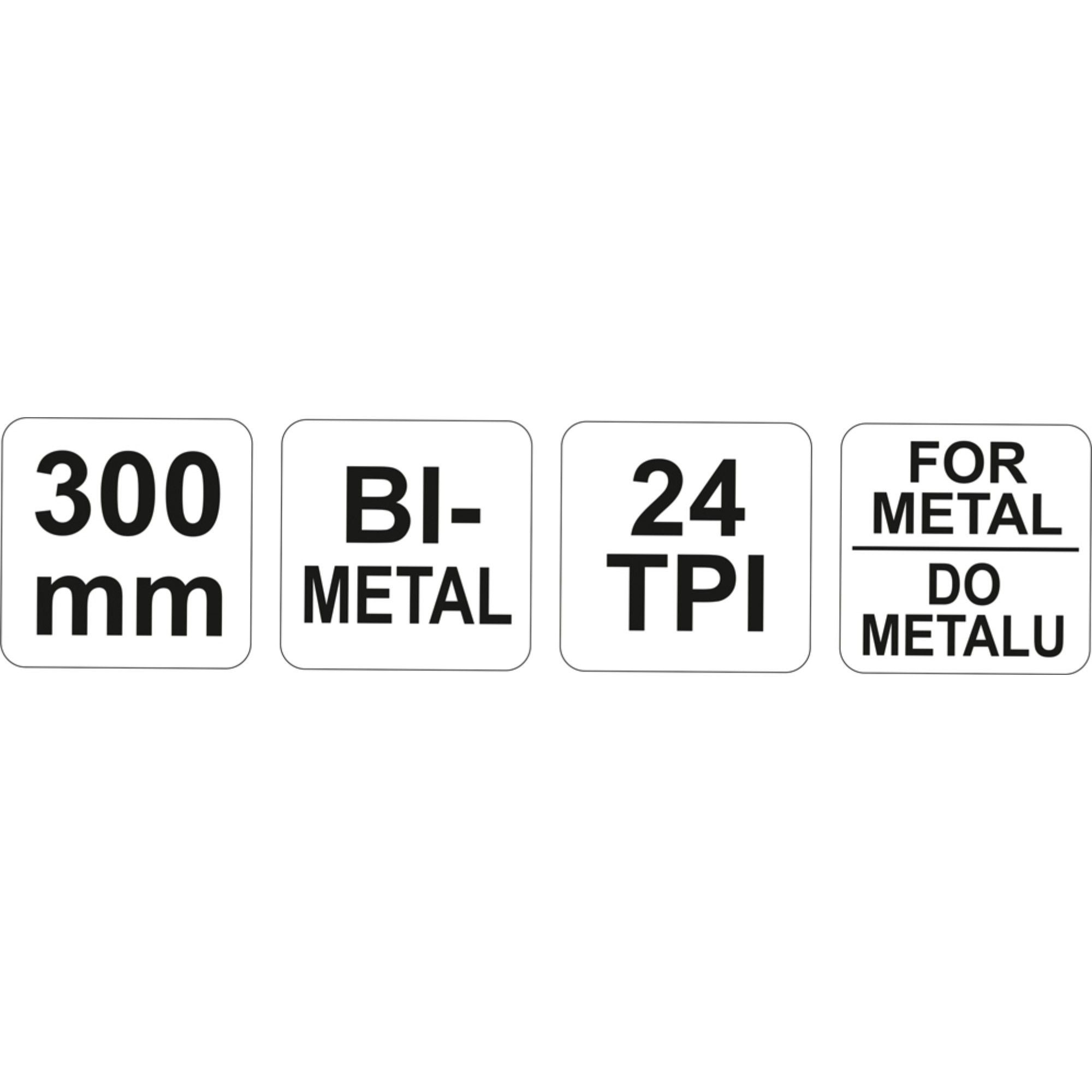 Fierastrau metal, Yato, 300 mm, maner polipropilena